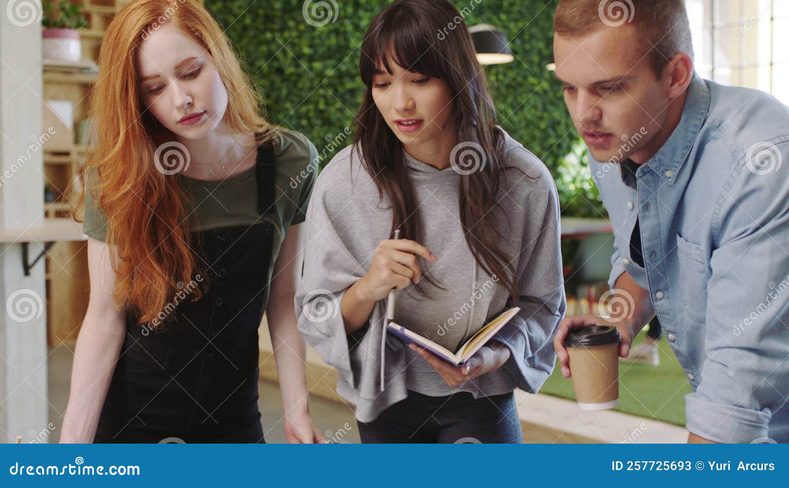 Teamwork, Meeting and Notebook with a Team Working on a Laptop in Their ...