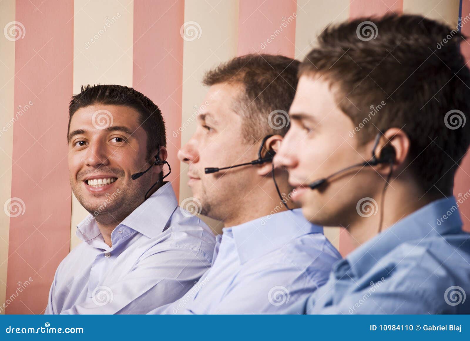 Teamwork men stock photo. Image of agent, call, center - 10984110
