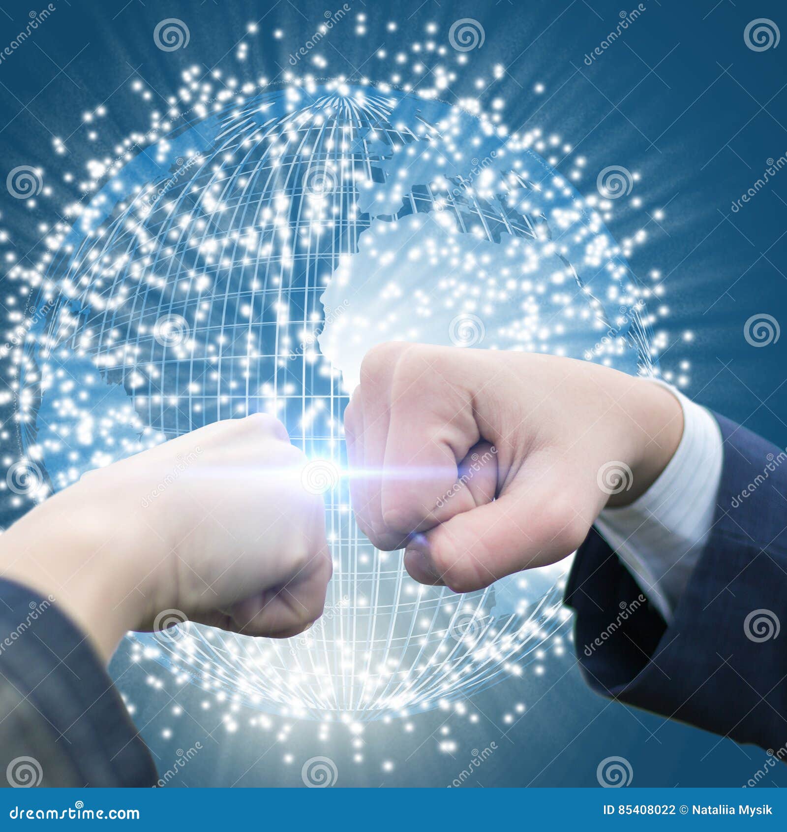 Teamwork in the network. stock photo. Image of global - 85408022