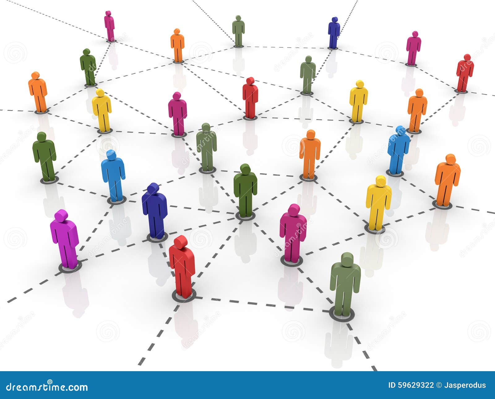 Teamwork - Network stock illustration. Illustration of scheme - 59629322