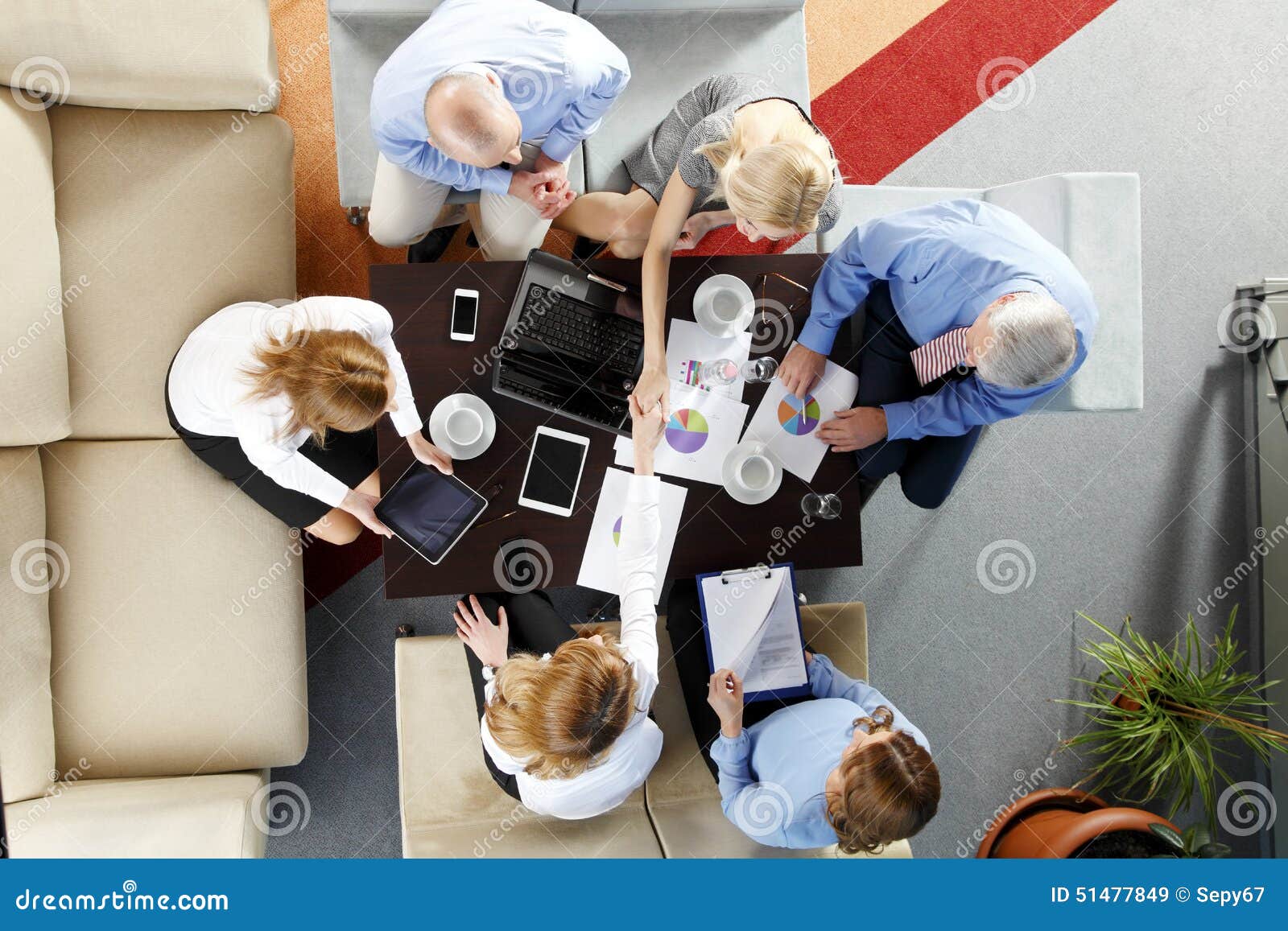 Teamwork at office stock image. Image of manager, group - 51477849
