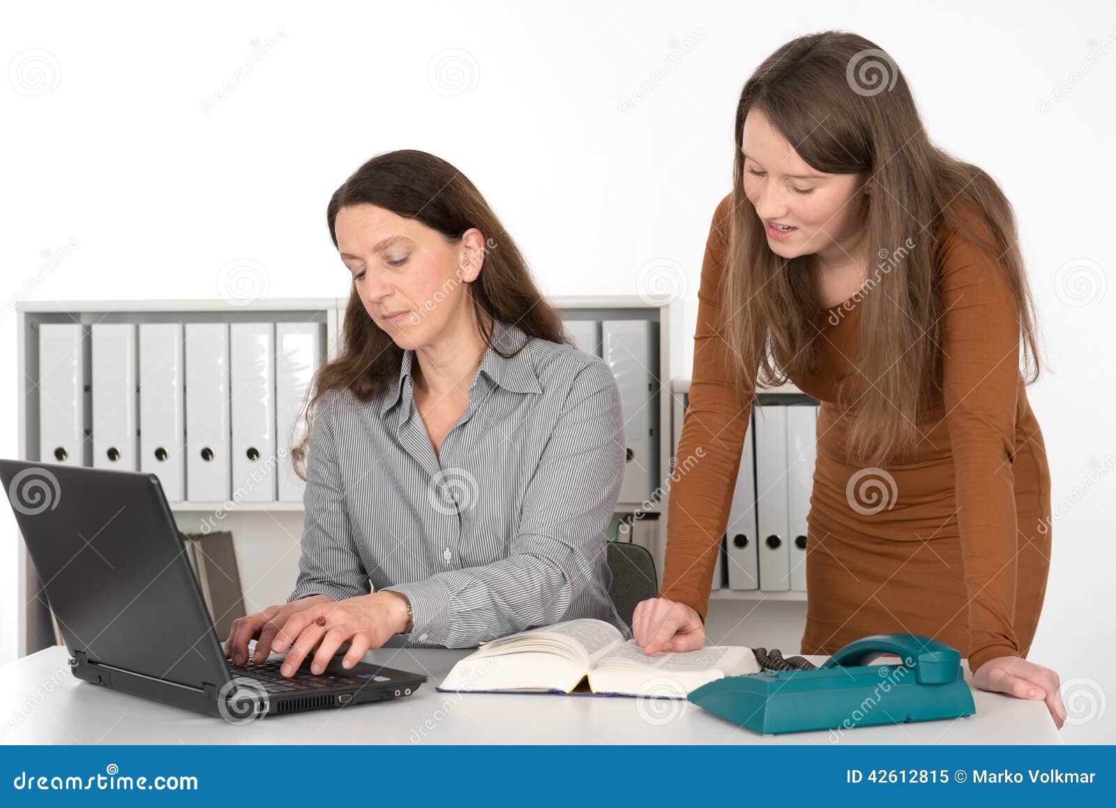 Teamwork in the office stock image. Image of business - 42612815