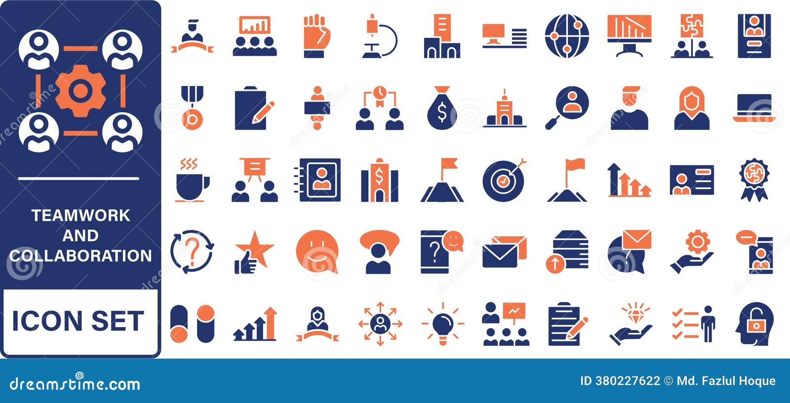 Teamwork Outline Vector Icon. Thin Line Black Teamwork Icon, Flat ...