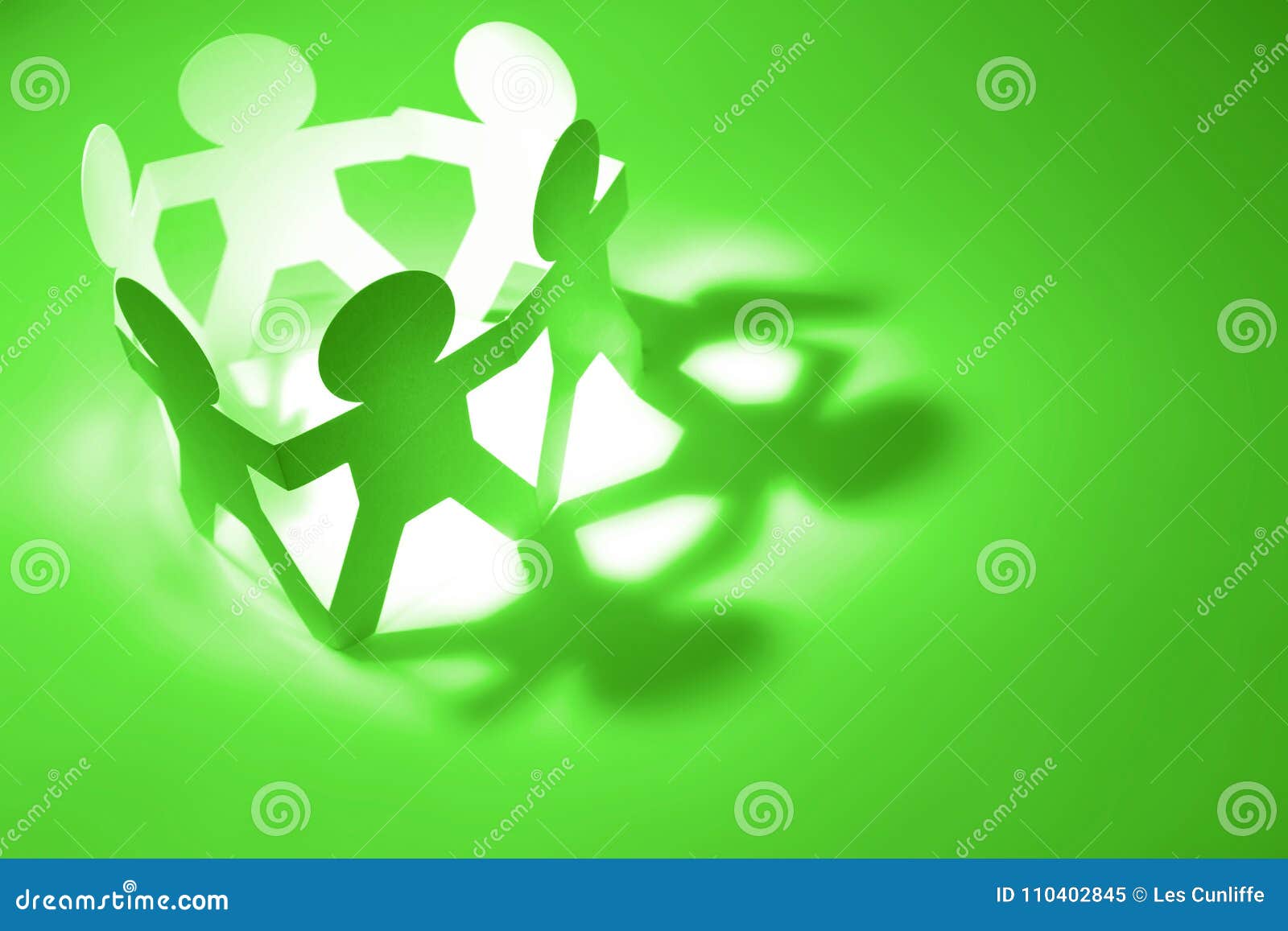 Teamwork. Paper chain team stock image. Image of collaboration - 110402845