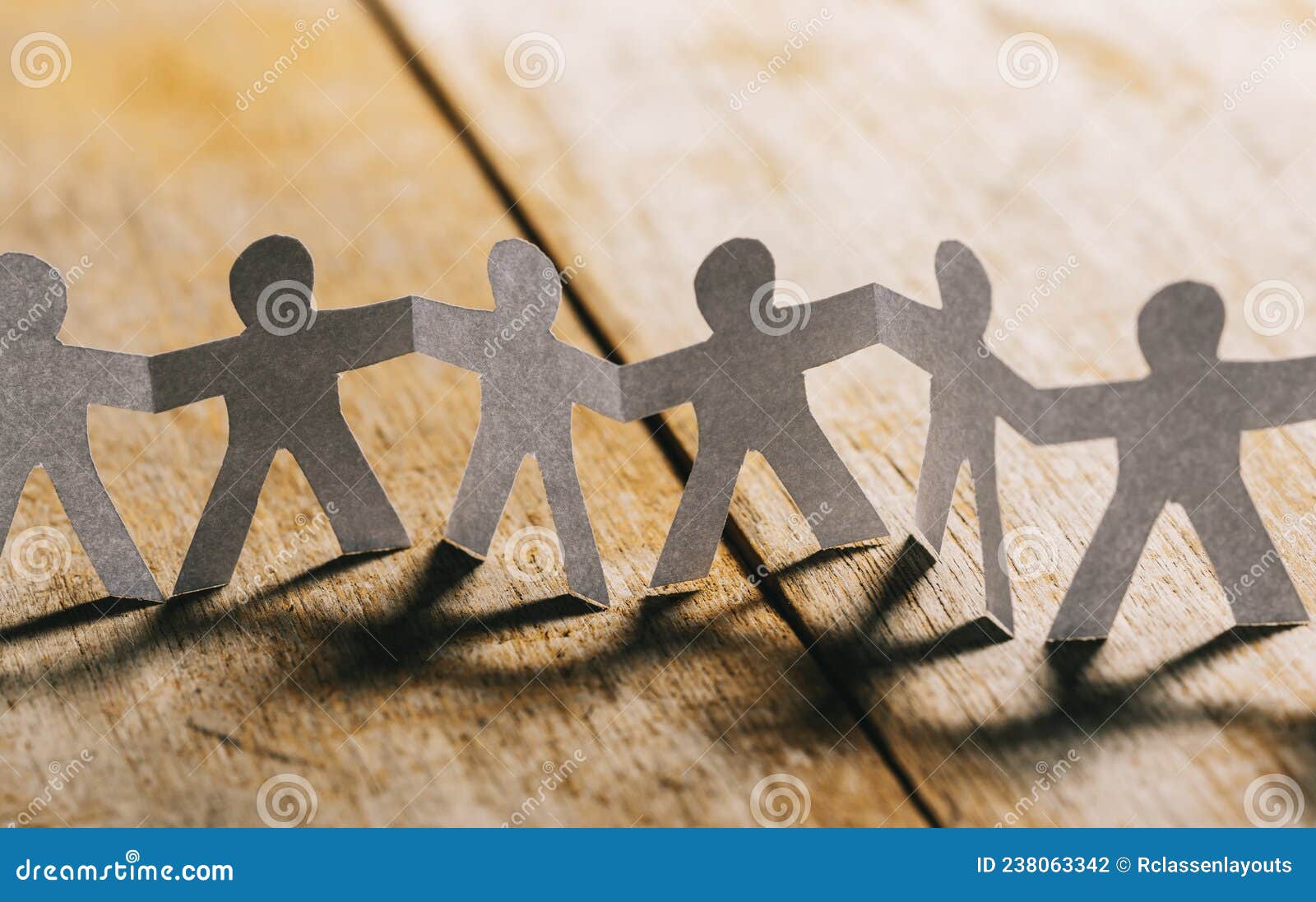Teamwork Paper people stock photo. Image of team, party - 238063342