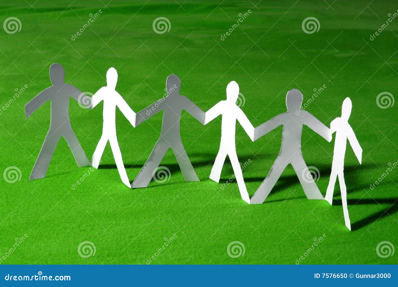 Teamwork of paper team stock photo. Image of meeting, alike - 7576650