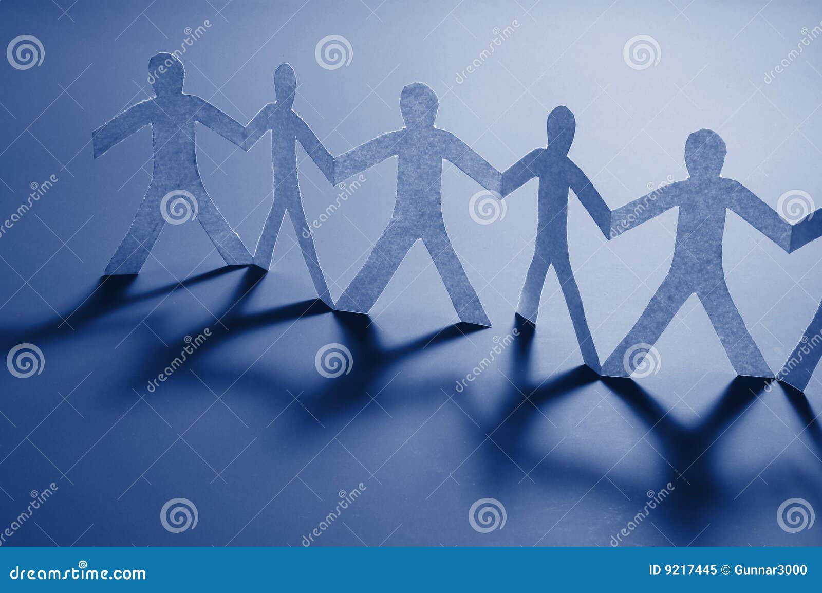 Teamwork of paper team stock image. Image of collective - 9217445