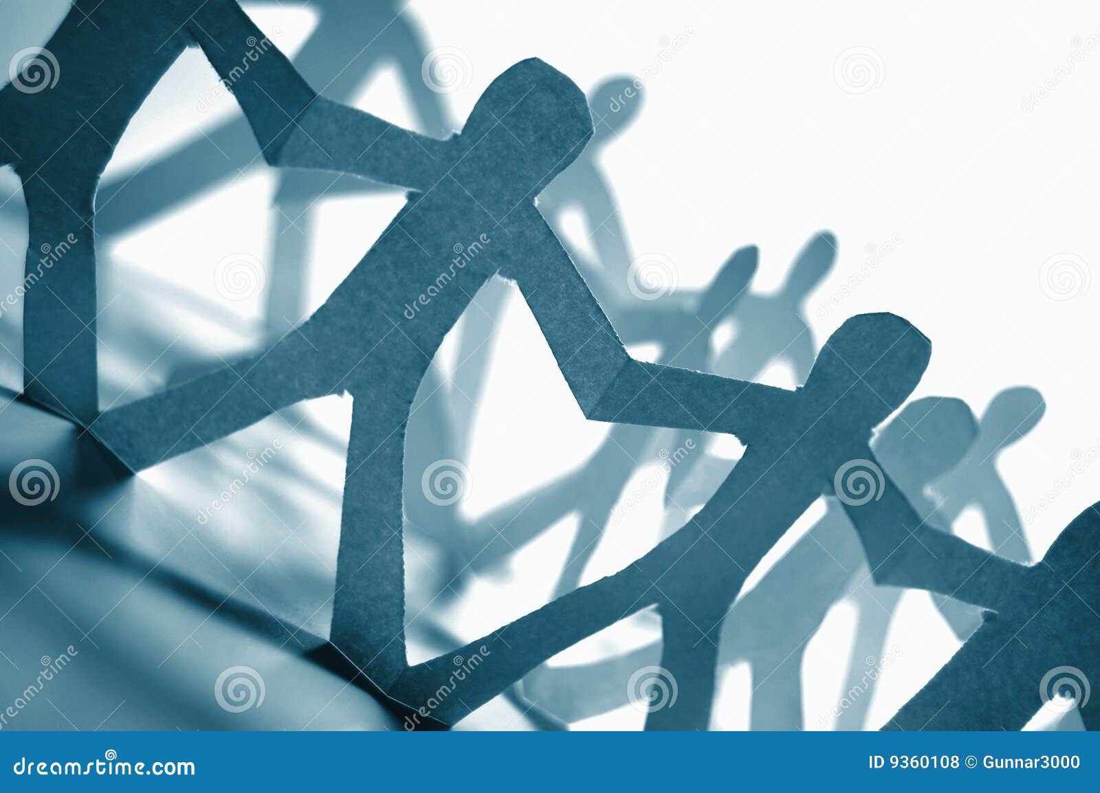 Teamwork of paper team stock photo. Image of help, group - 9360108
