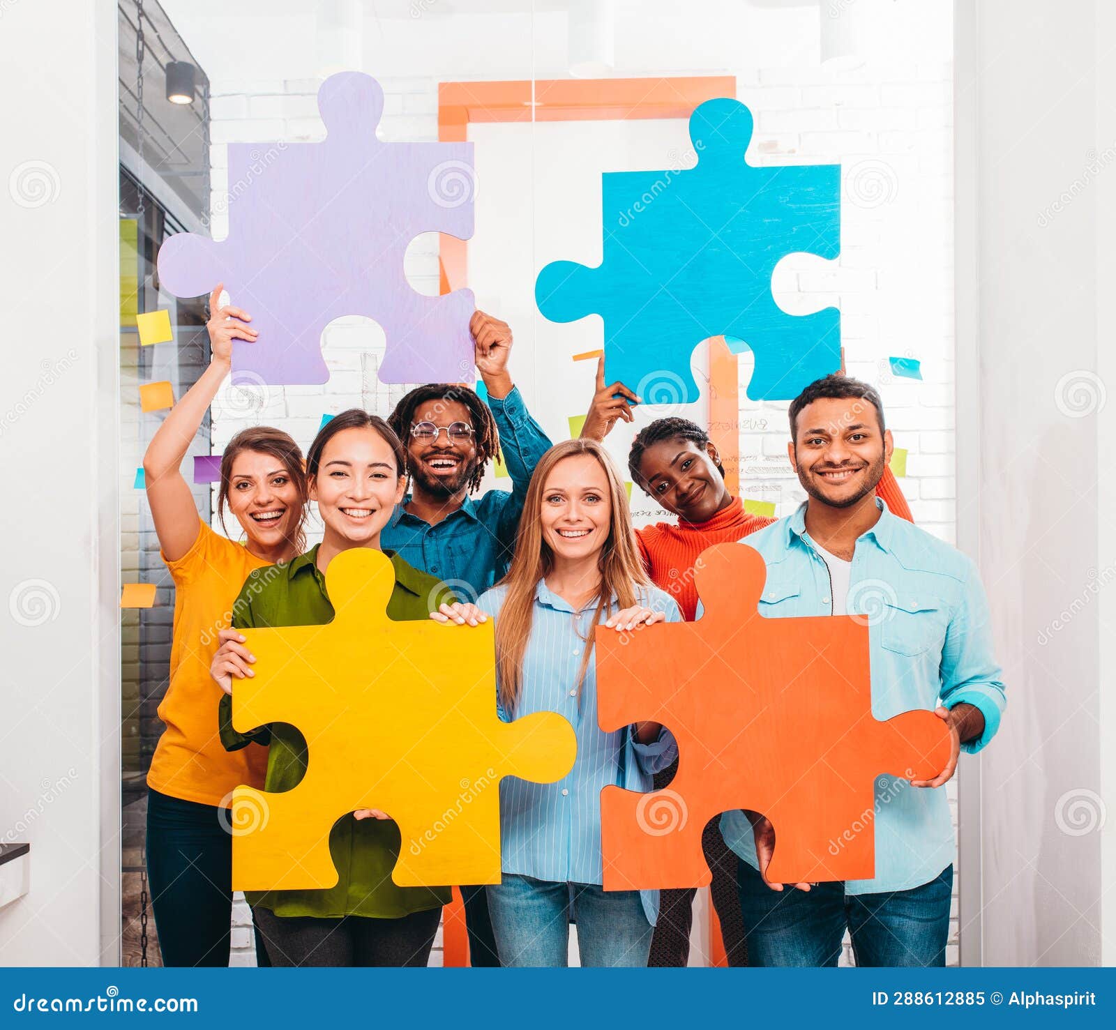 Teamwork of Partners that Work with Puzzle As Integration and Startup ...