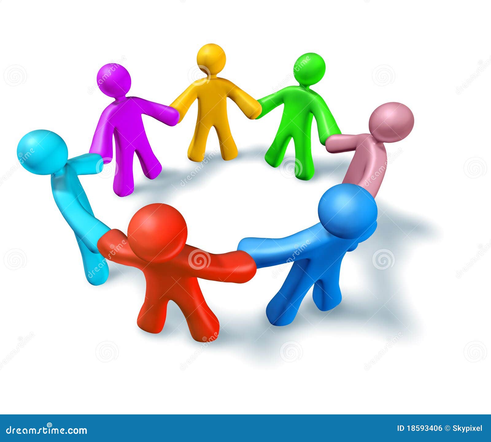 Teamwork and Partnership stock illustration. Illustration of business ...