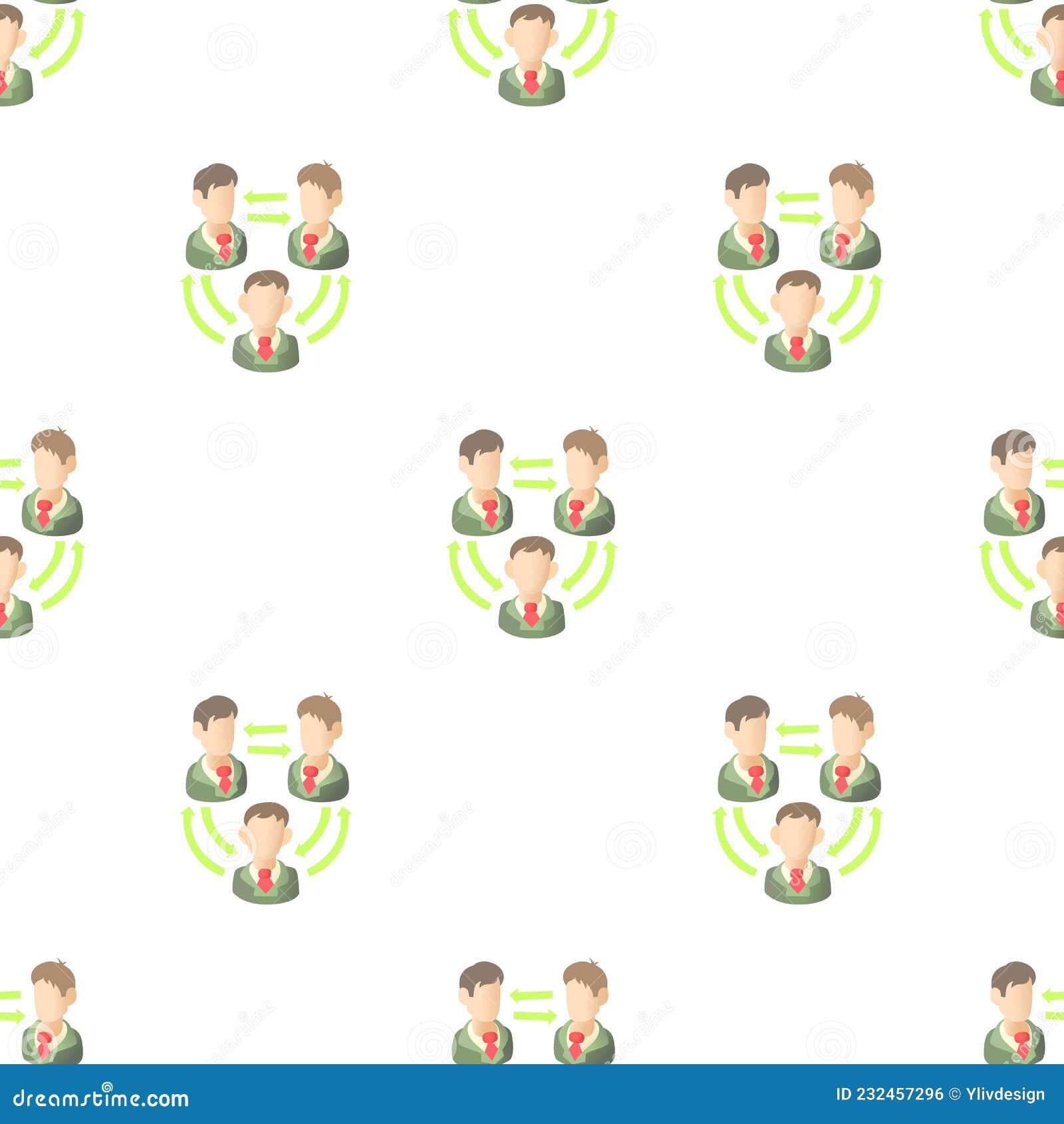 Teamwork Pattern Seamless Vector Stock Vector - Illustration of success ...