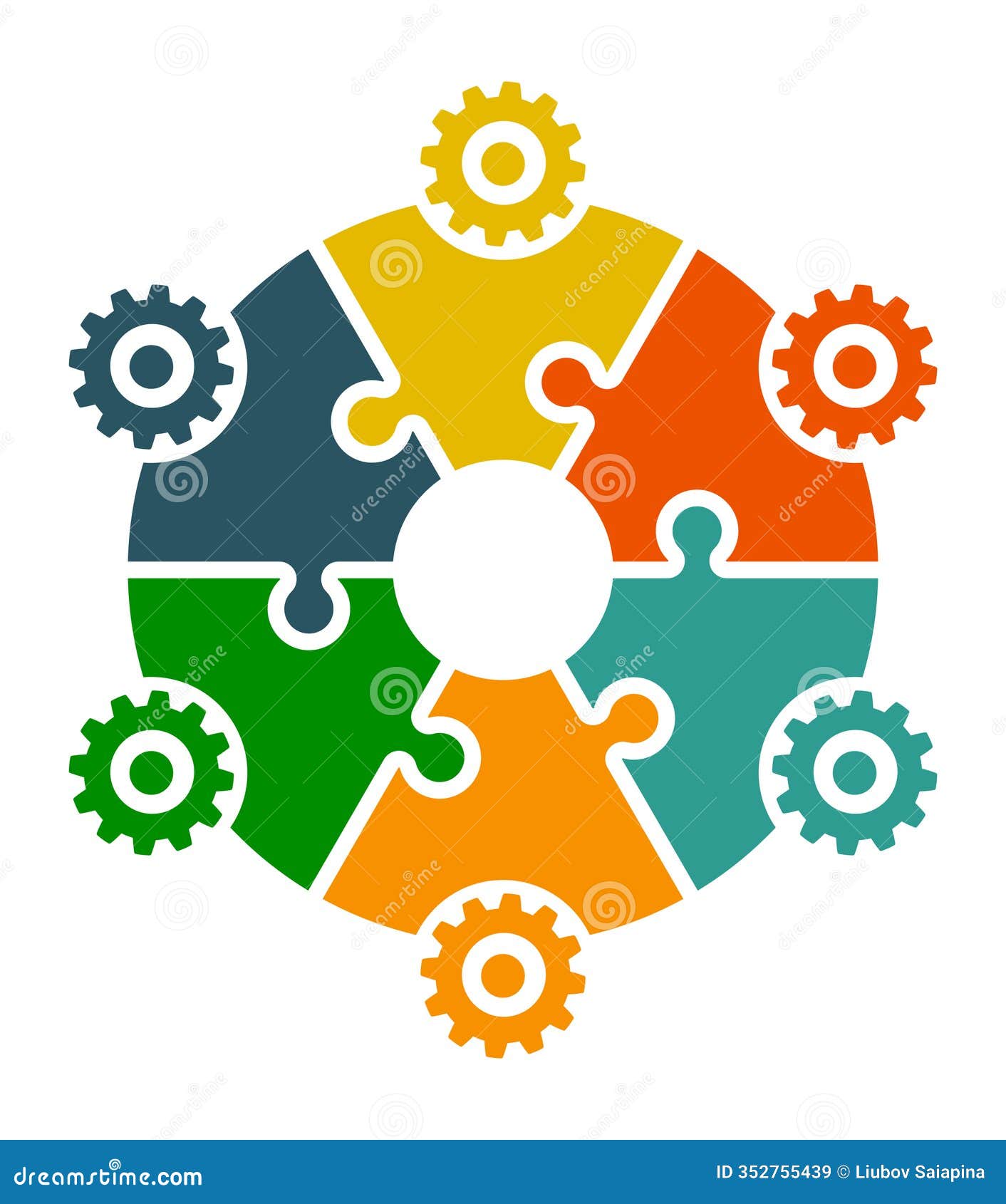 Teamwork. People As Puzzle Elements and Gear. Meeting, Decision Making ...