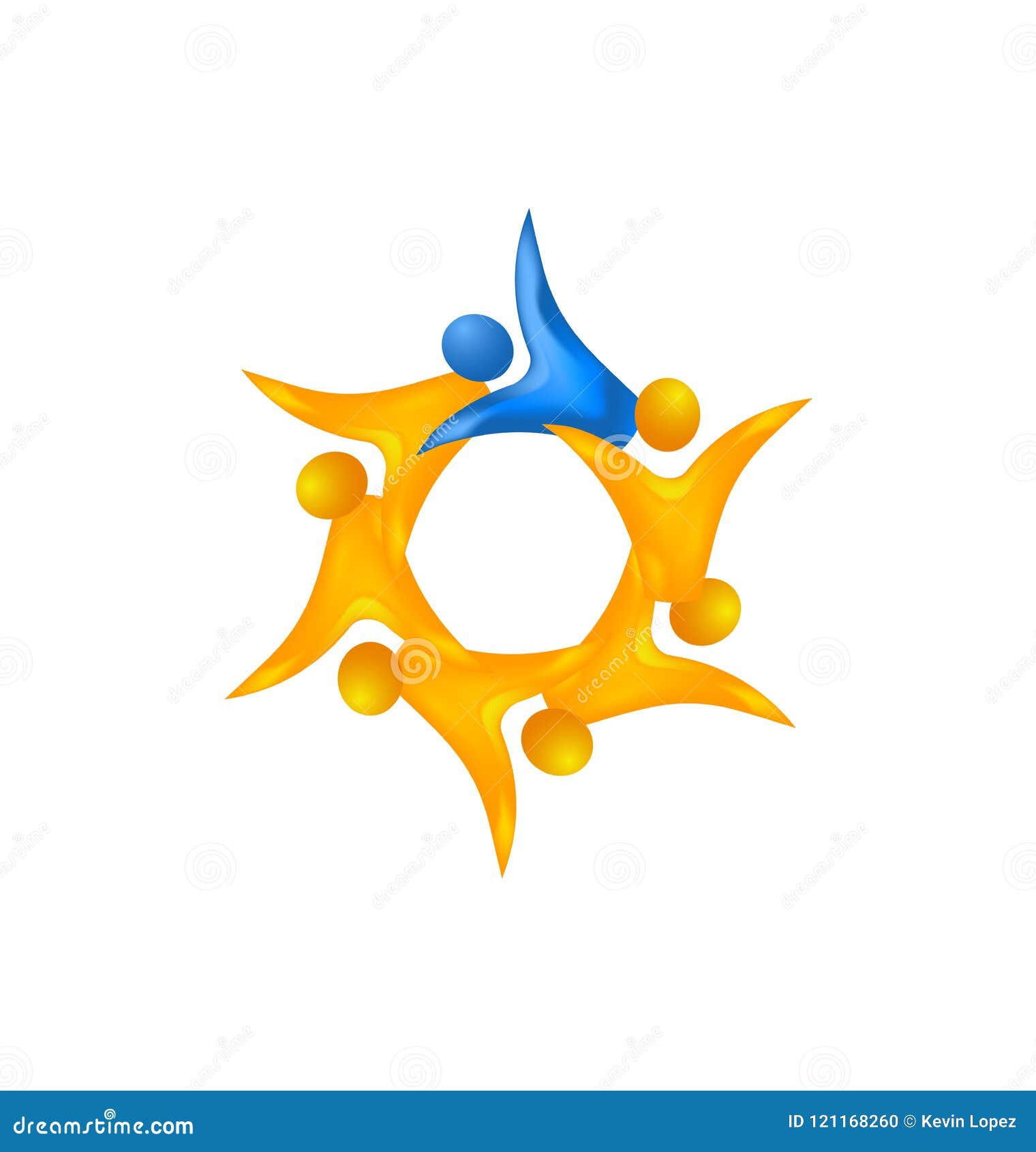 Teamwork People Circle Group Vector Logo Stock Vector - Illustration of ...