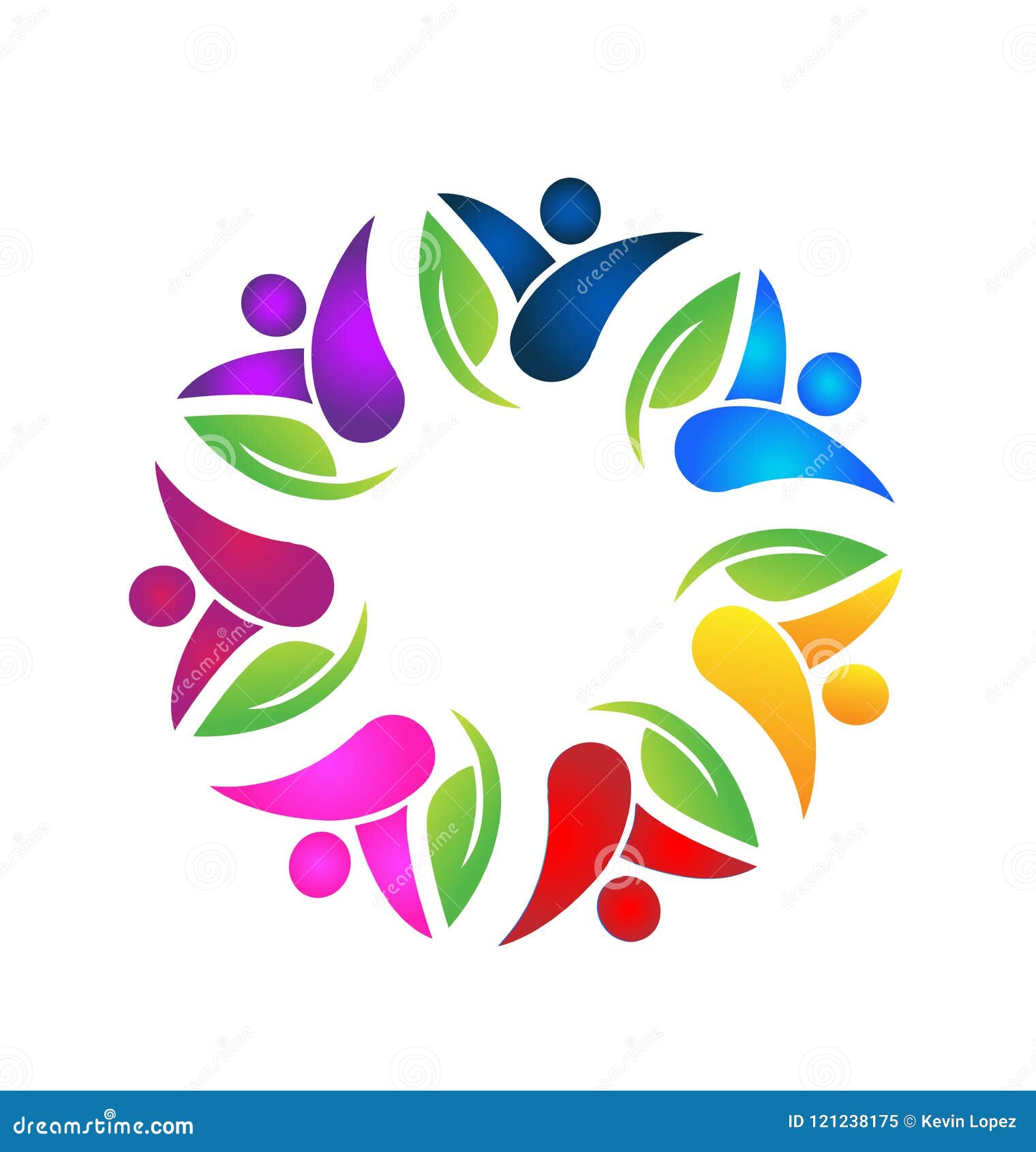 Teamwork People Cleaning the Environment, Icon Vector Stock Vector ...