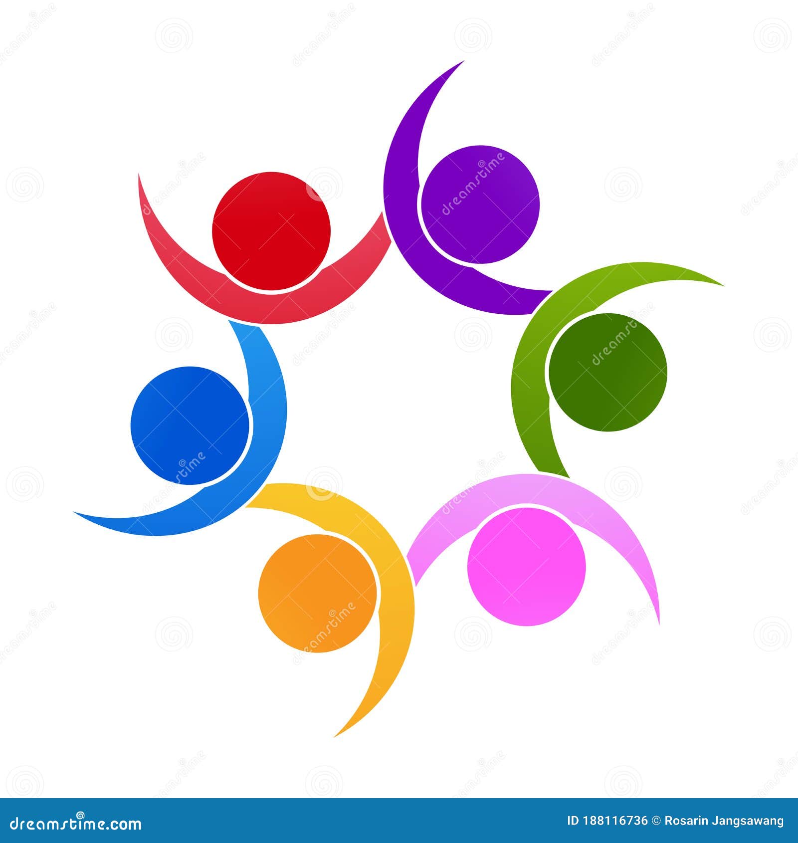 Teamwork People .community Vector Illustration Stock Vector ...