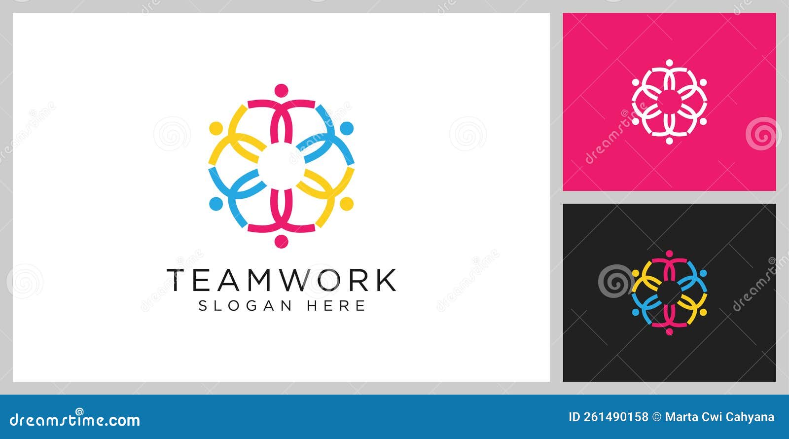 Teamwork People Community Logo Stock Vector - Illustration of care ...
