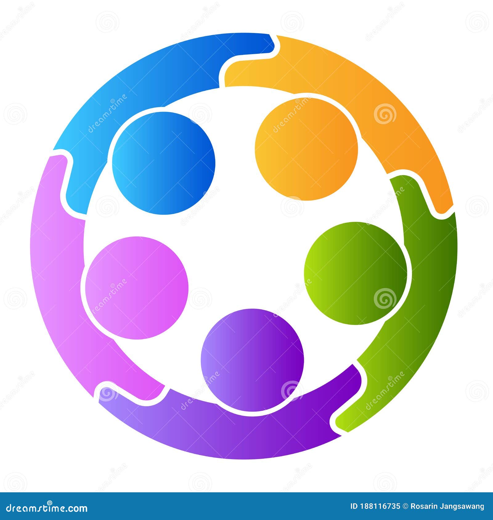 Teamwork People .community Vector Illustration Stock Vector ...