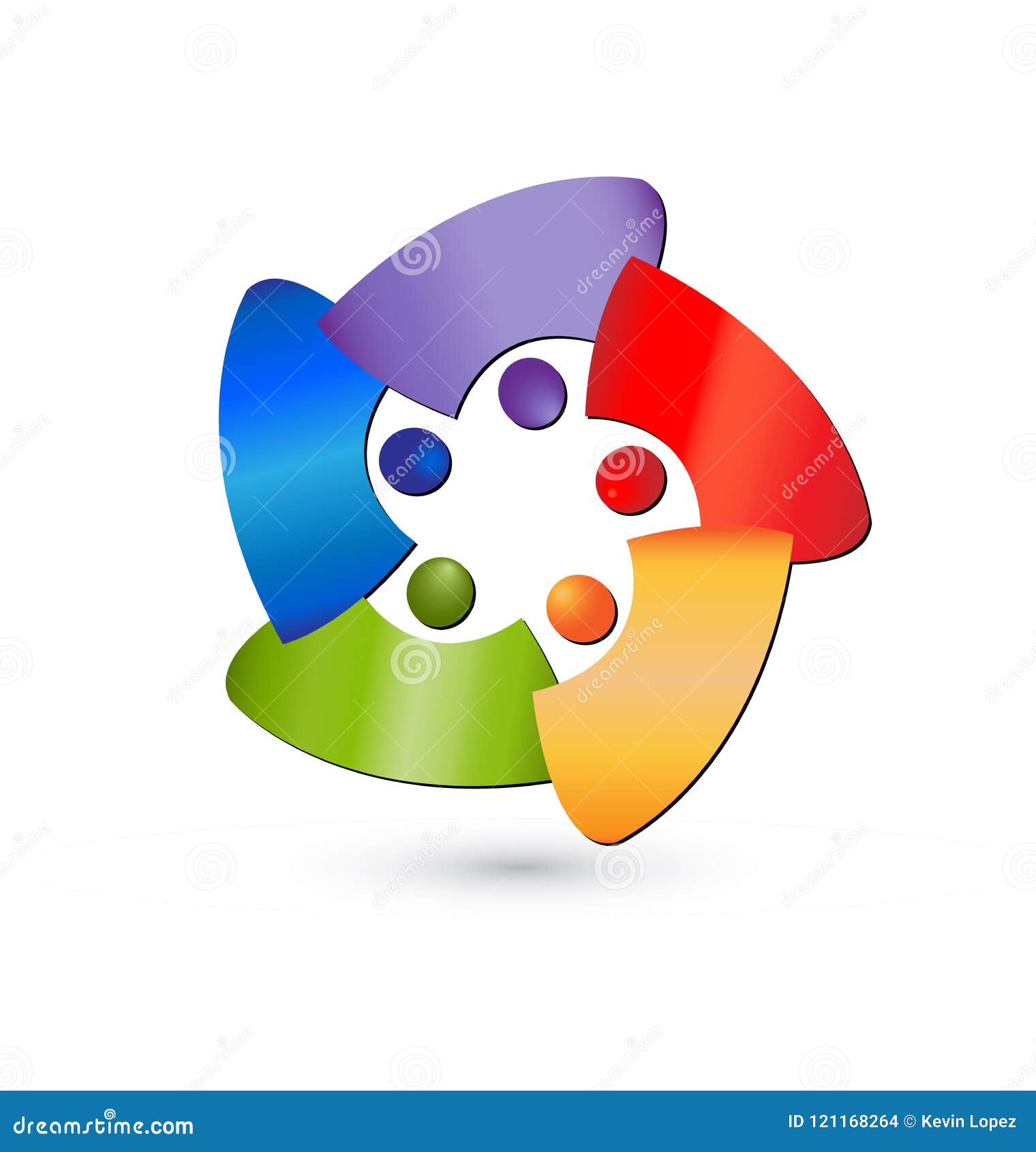 Teamwork People, Great Minds Think Alike, Icon Vector Stock Vector ...