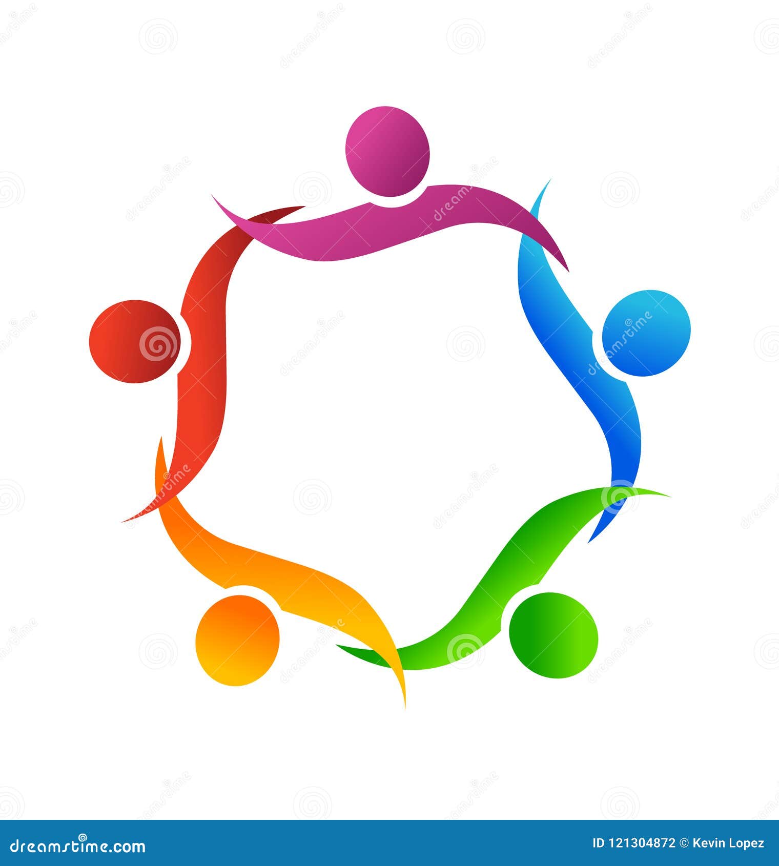 Teamwork People Helping One Another, Icon Vector Stock Vector ...