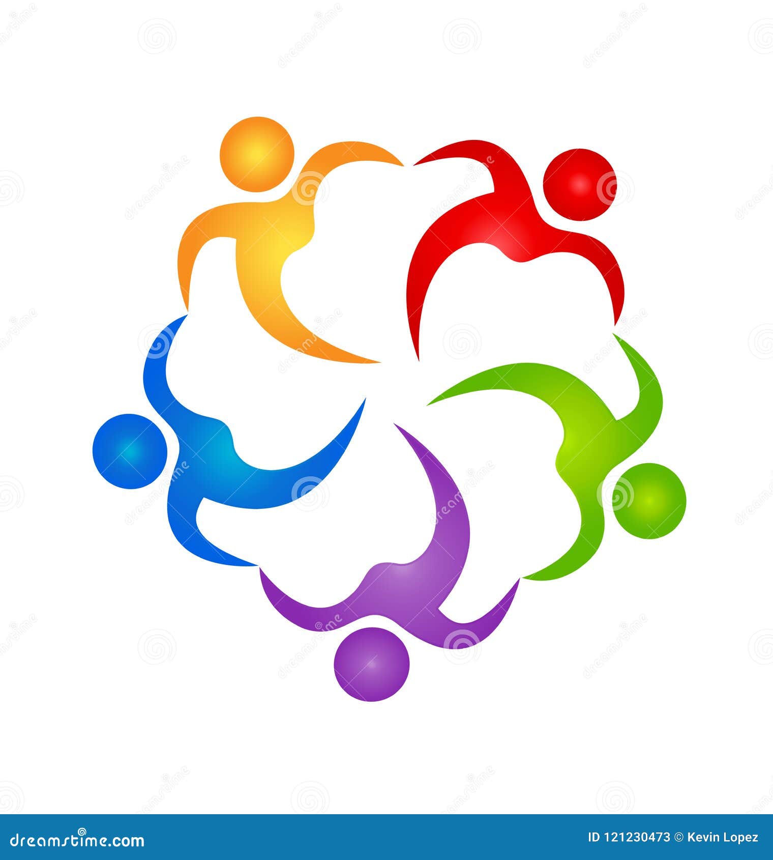 Teamwork People Holding Hands Icon Vector Stock Vector - Illustration ...