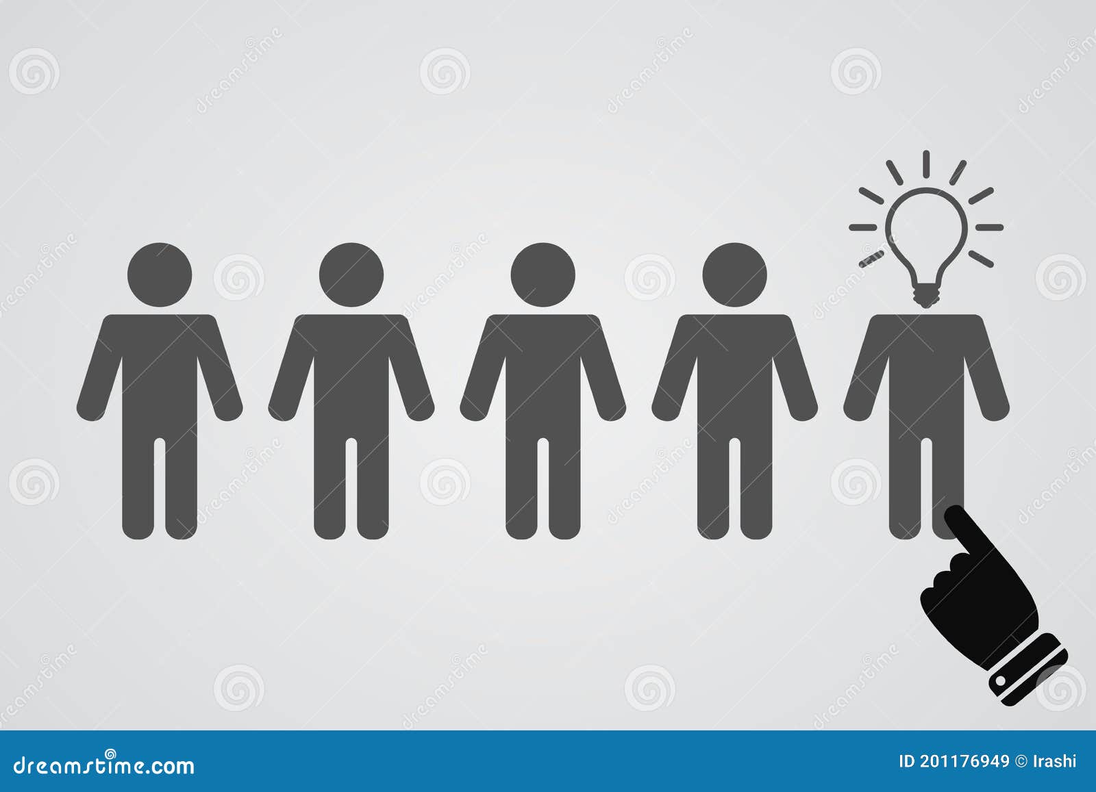 Teamwork People Icon with Hand Stock Vector - Illustration of success ...