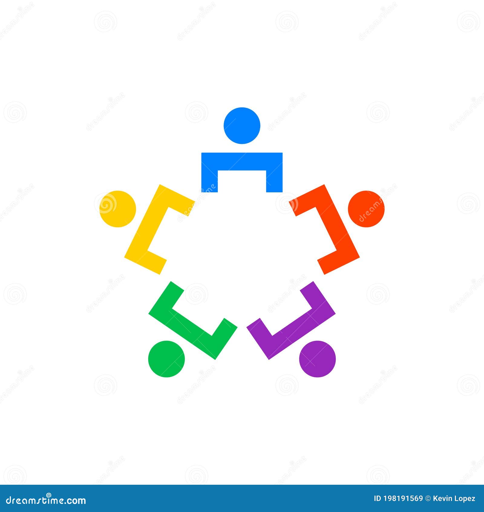 Teamwork People Together, Vector Stock Vector - Illustration of ...