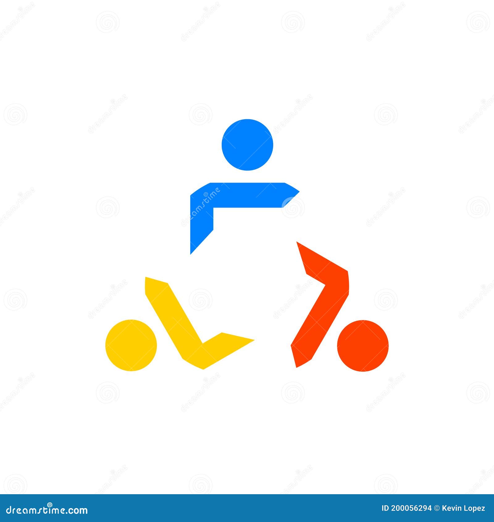 Teamwork People Trio, Vector Graphic Stock Vector - Illustration of ...