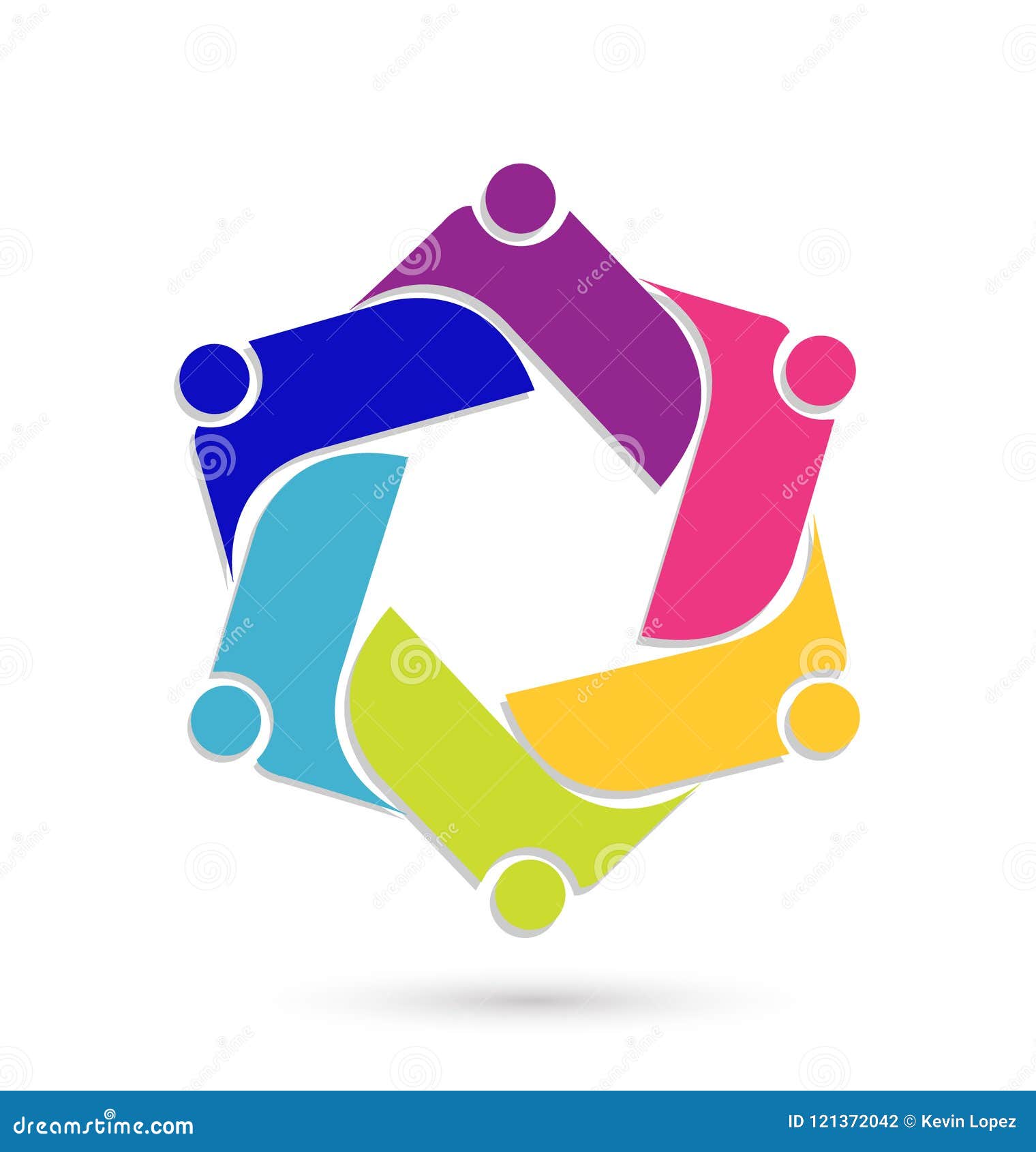 Teamwork People Vector Logo Stock Vector - Illustration of medical ...