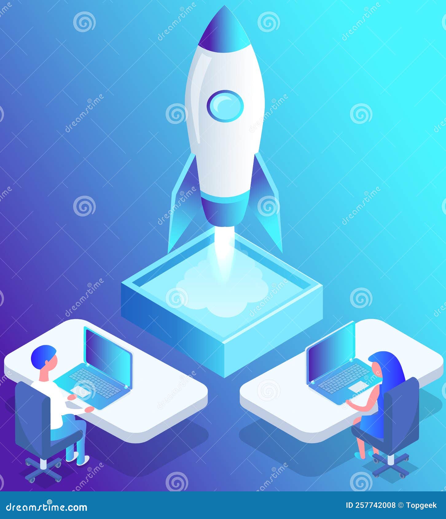 Business Launching Rocket Ship Icon Royalty-Free Stock Image ...