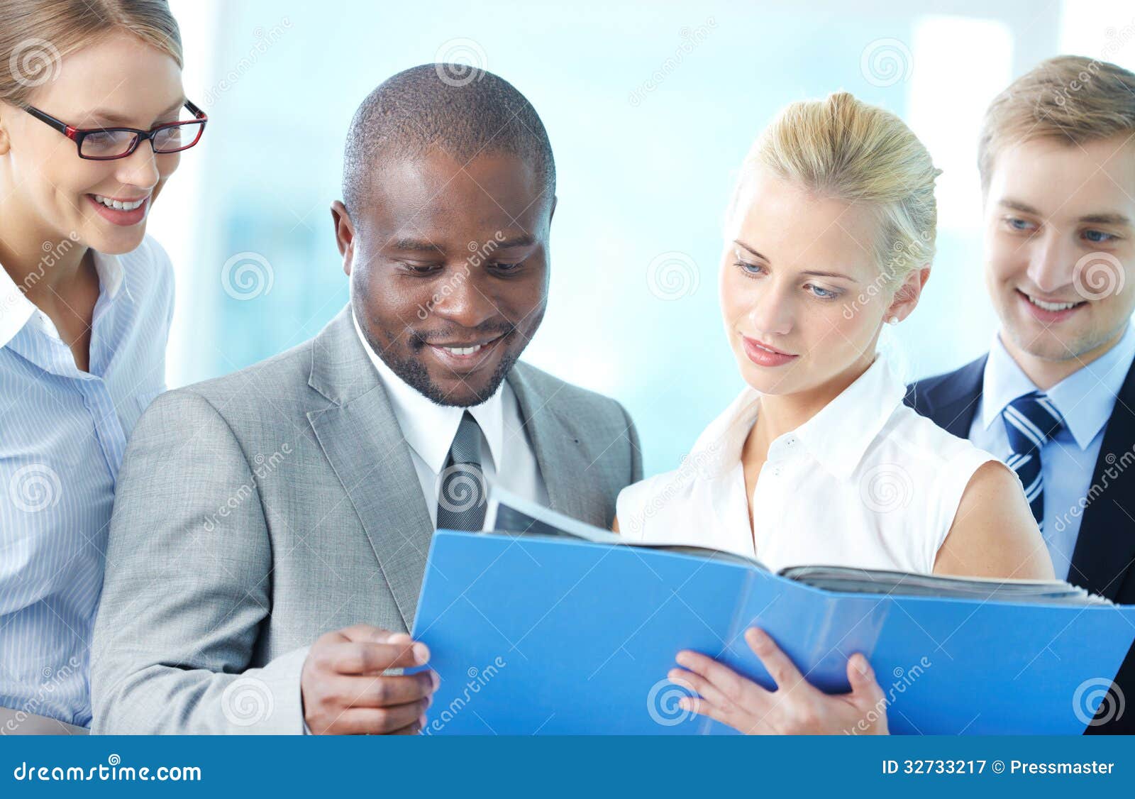 Teamwork stock image. Image of busy, businesswoman, male - 32733217