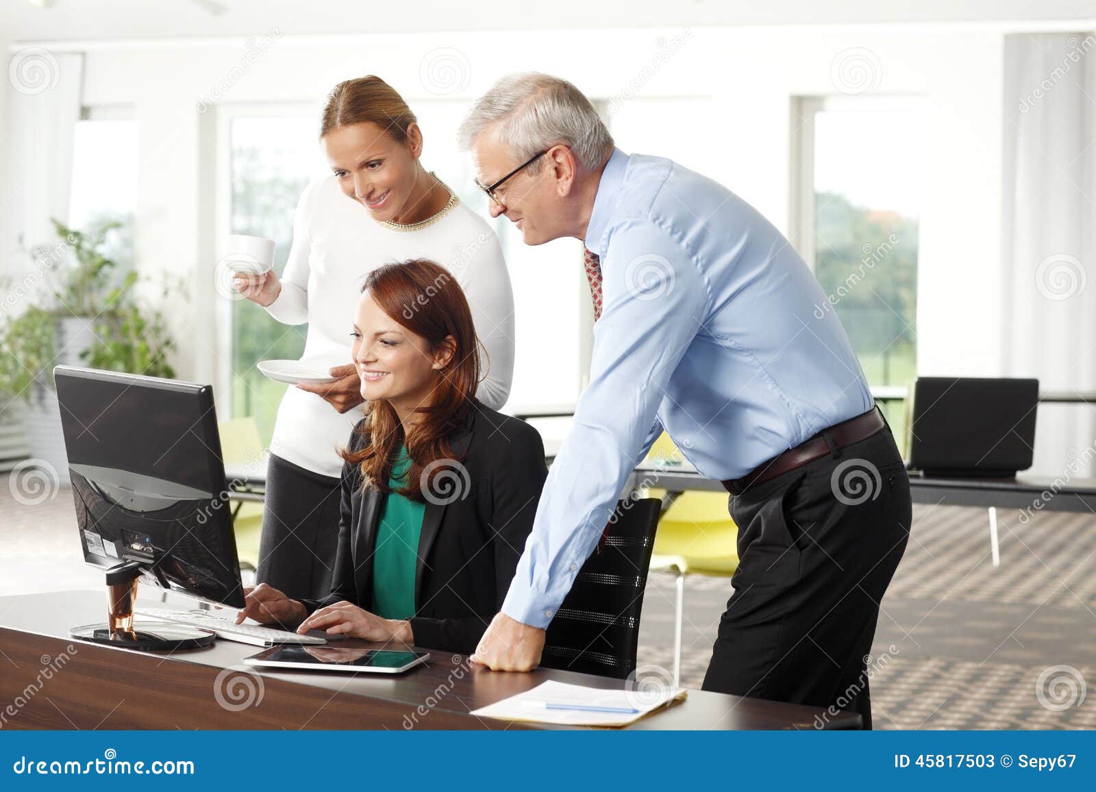Teamwork stock image. Image of happy, meeting, sales - 45817503