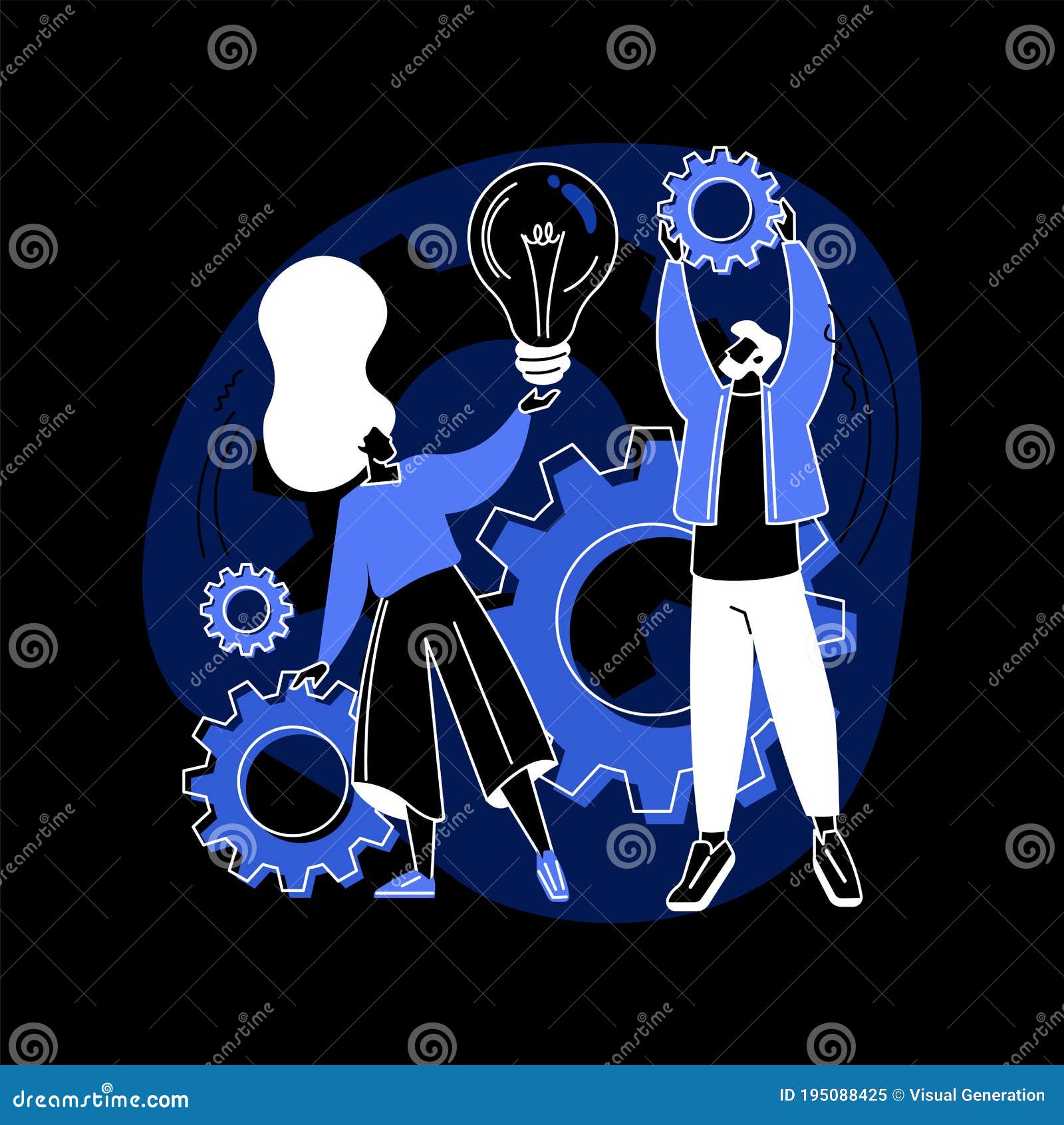 Teamwork Power Abstract Concept Vector Illustration. Stock Vector ... Teamwork Power Abstract Concept Vector Illustration. Stock Vector ...