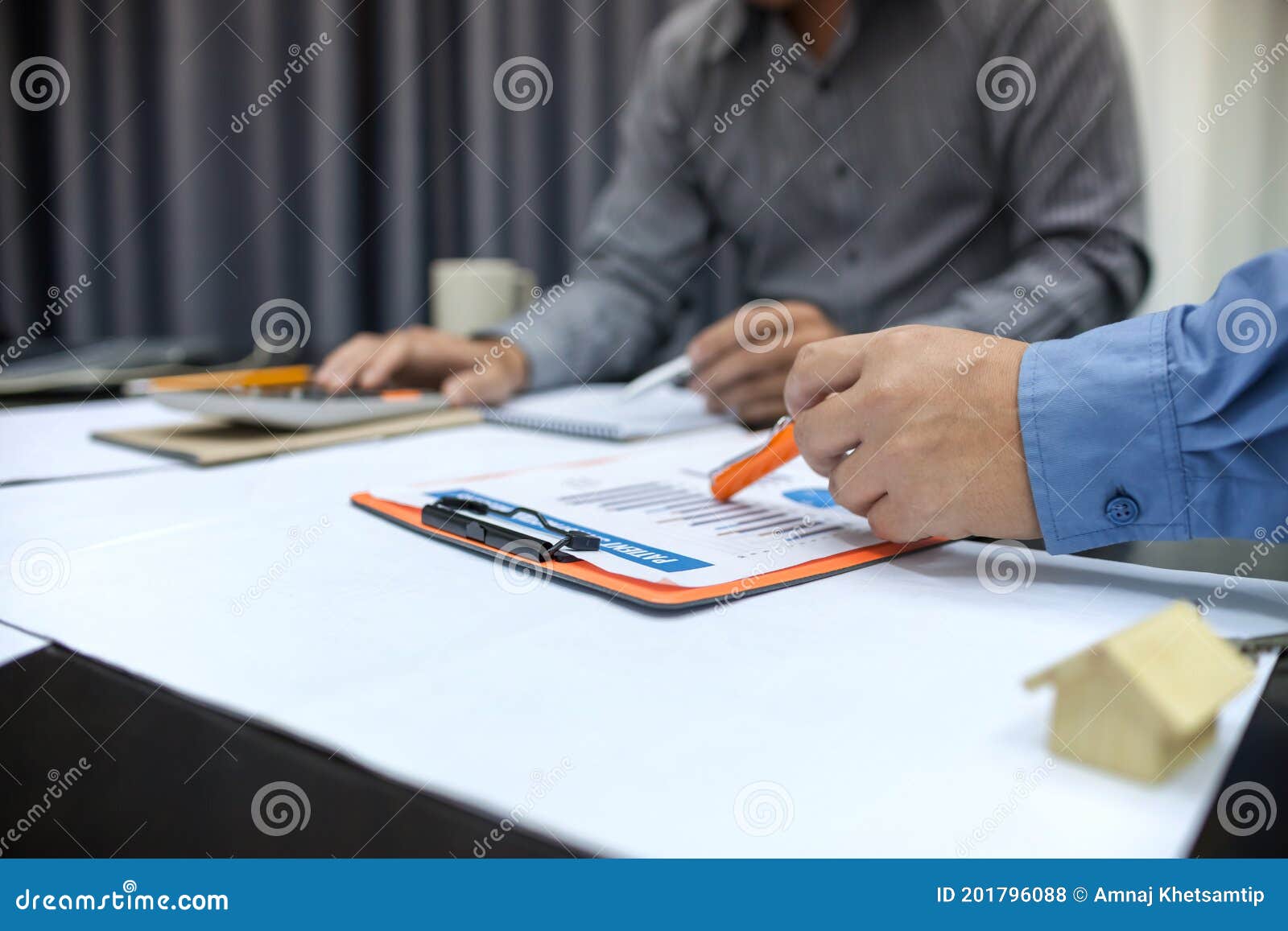 Teamwork Process, Business People Working in the Office Discussing ...