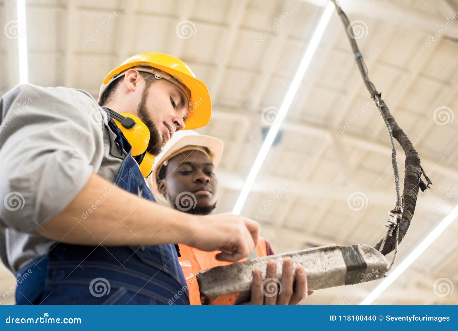 Teamwork at Production Department Stock Photo - Image of coworker ...