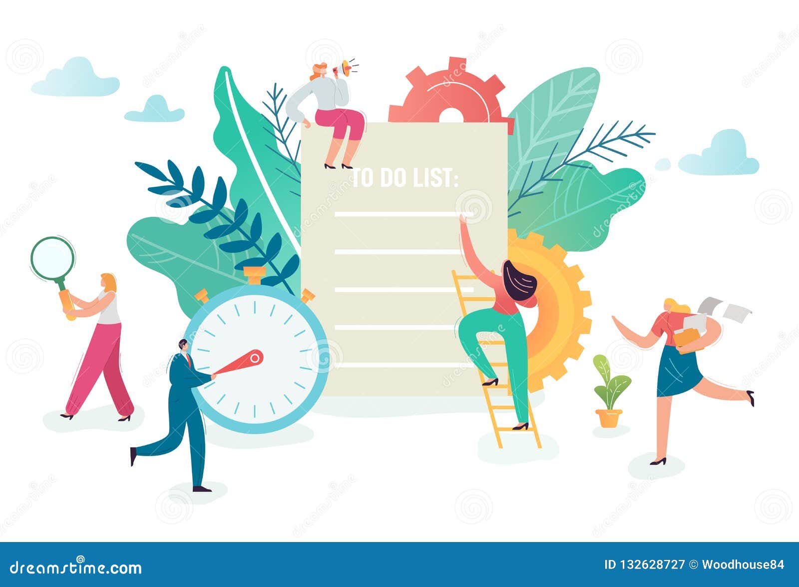 Teamwork, Productivity, Communication and Creativity Concept. Business ...