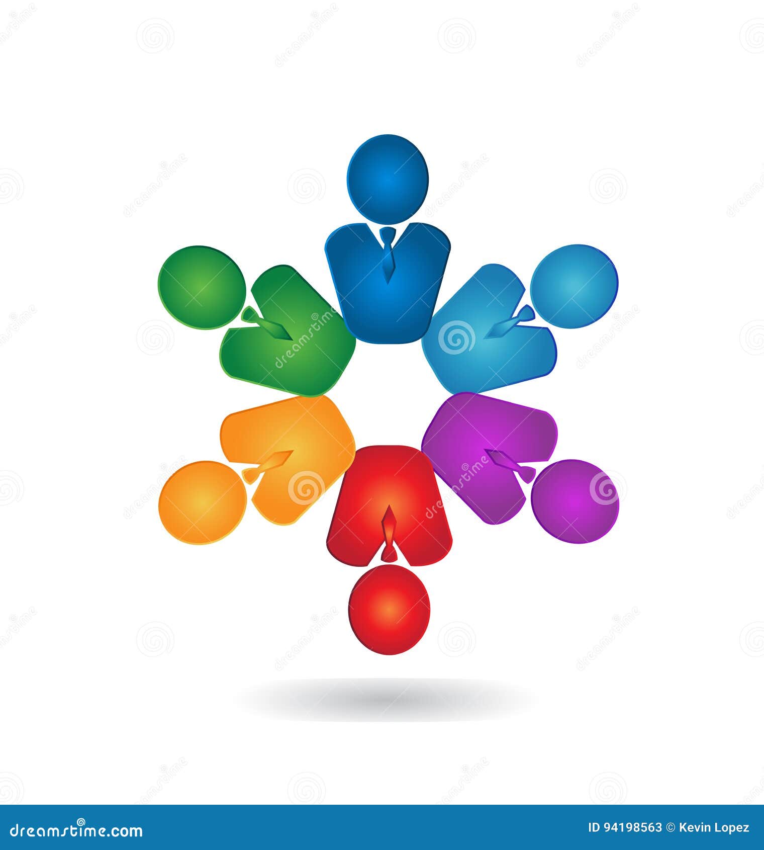 Teamwork Professional Business People Logo Stock Vector - Illustration ...