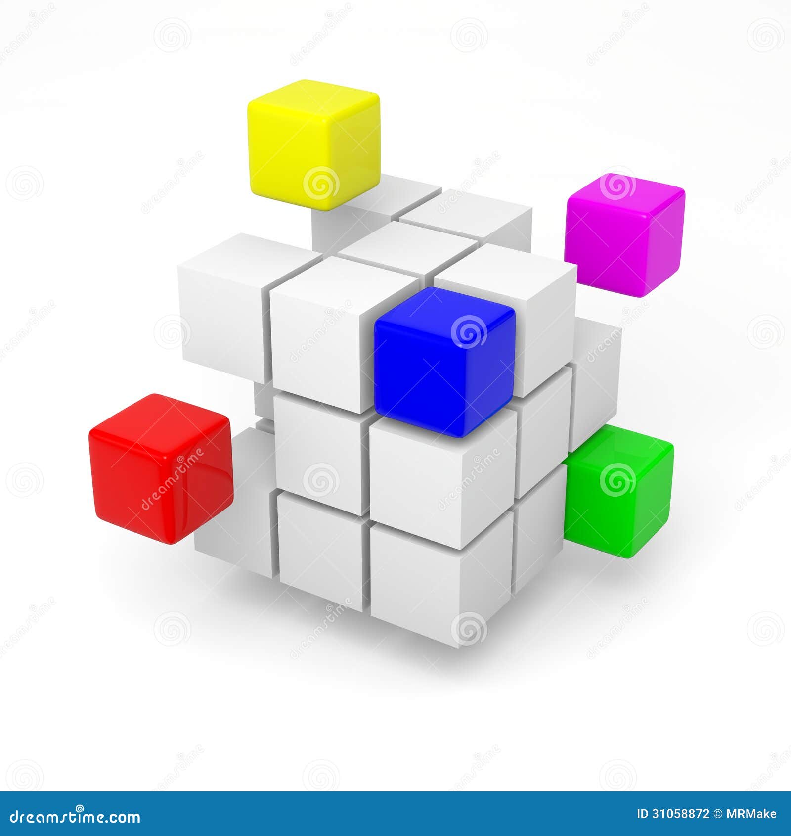 Project Concept Flat Line Design With Icons And Elements. Modern ...