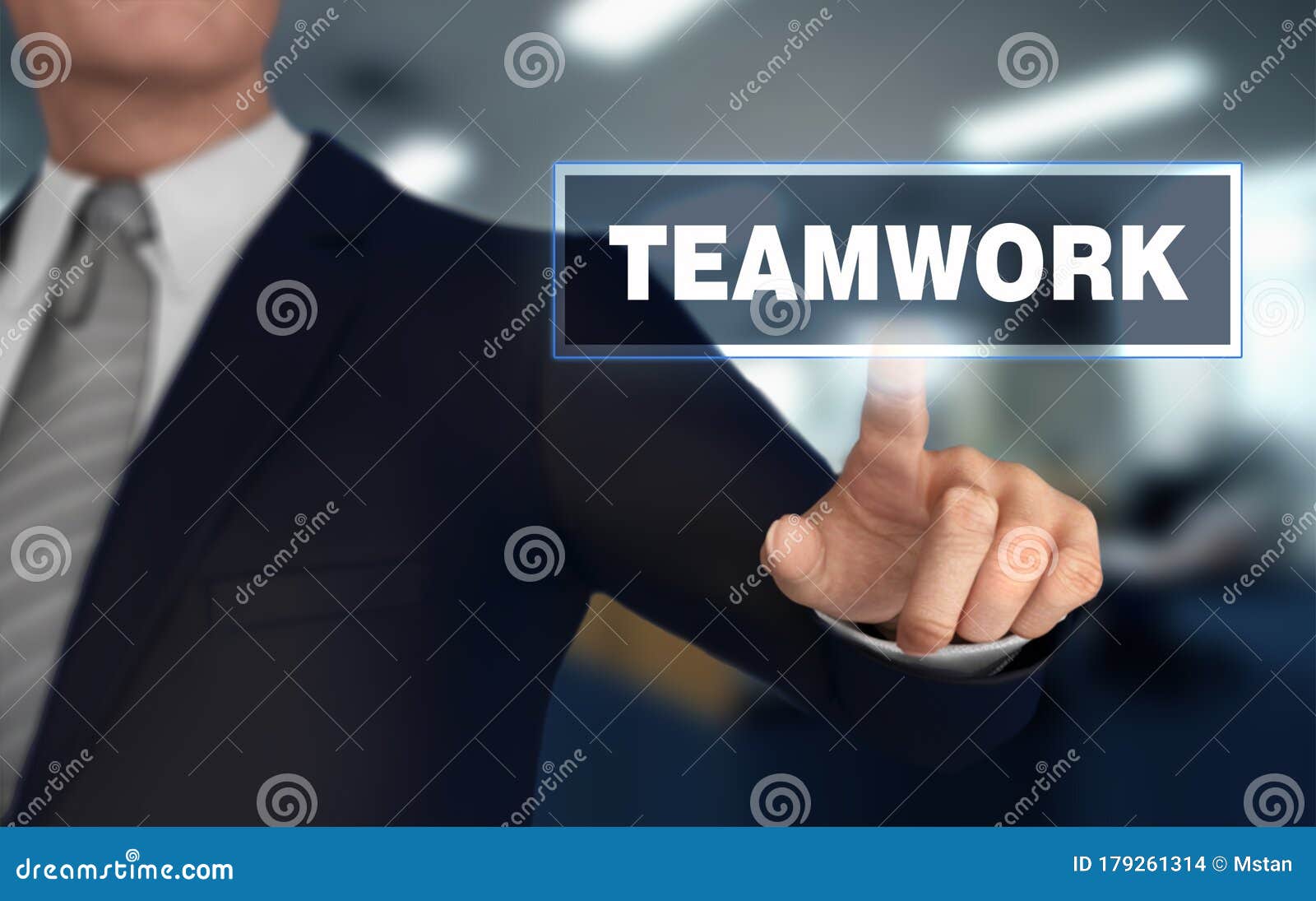 Teamwork Pushing Concept 3d Illustration Stock Illustration ...