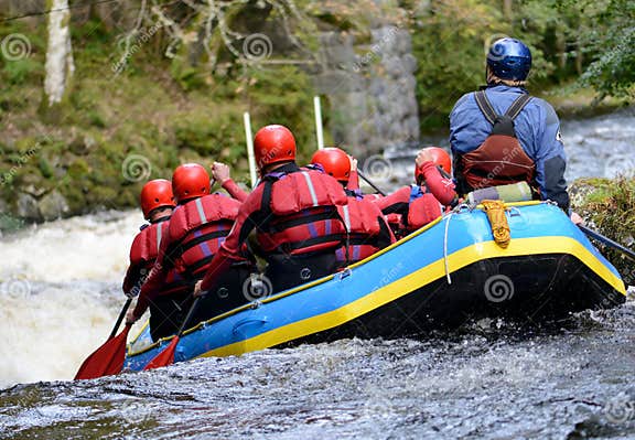 Teamwork raft stock photo. Image of recreation, action - 27178936