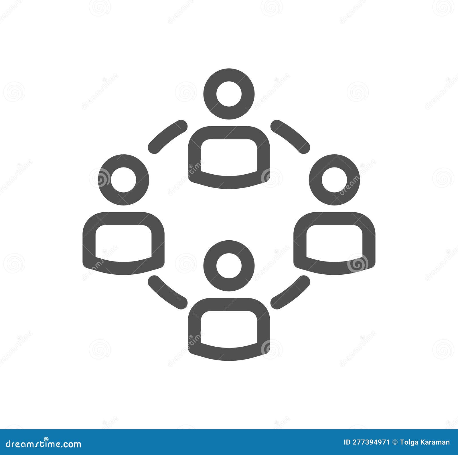 Teamwork related icon. stock vector. Illustration of meeting - 277394971
