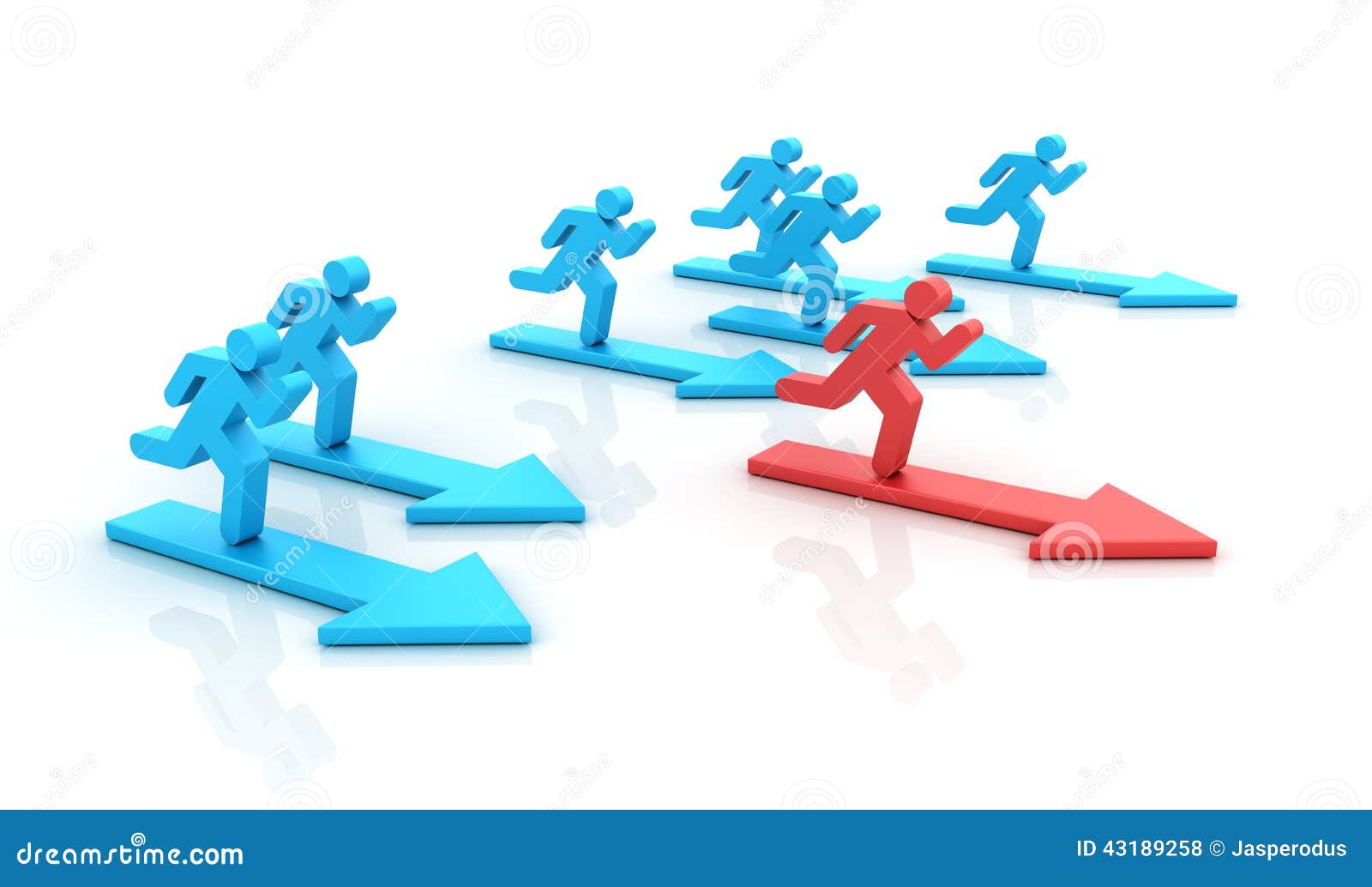 Teamwork Running stock illustration. Illustration of competition - 43189258