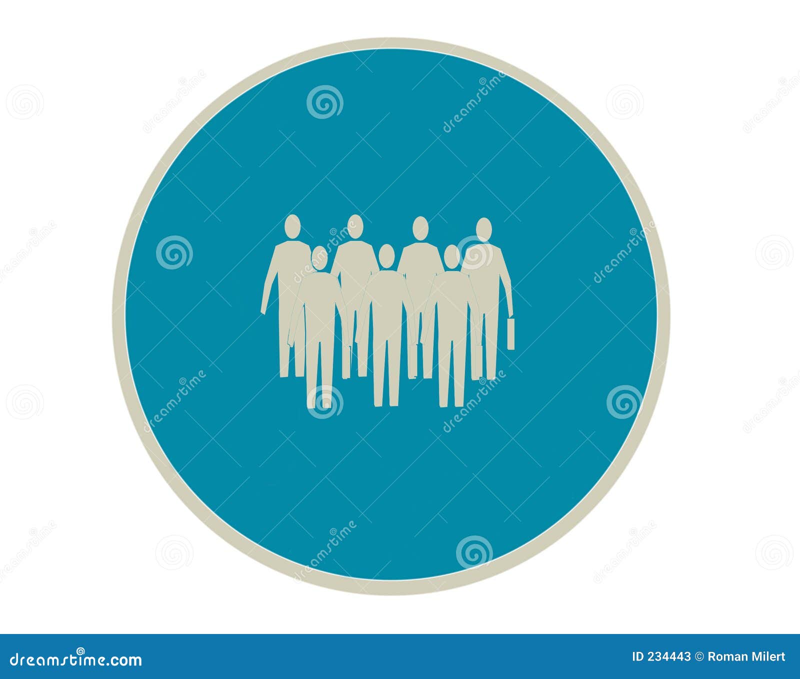 Teamwork Sign With Success People Concept, Vectot Illustration ...