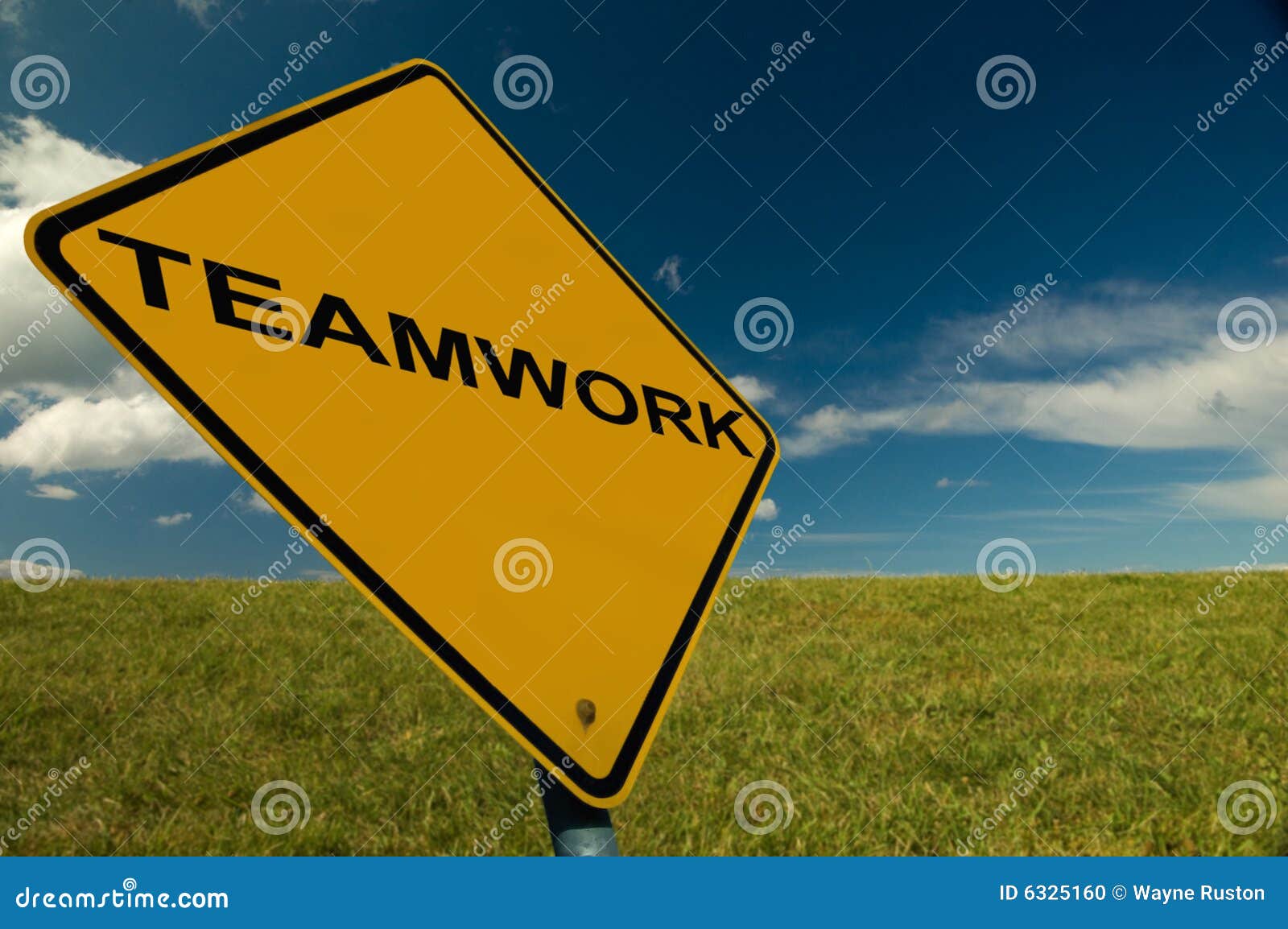 A Teamwork Sign stock photo. Image of goal, glory, wealth - 6325160