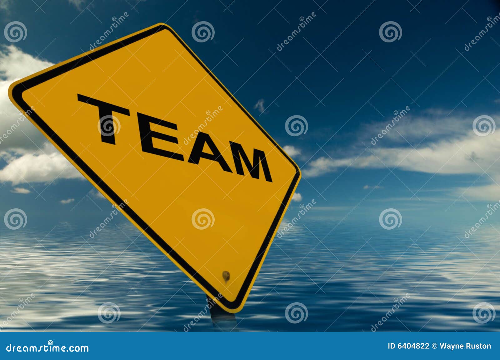 A Teamwork Sign stock photo. Image of succeed, personal - 6404822