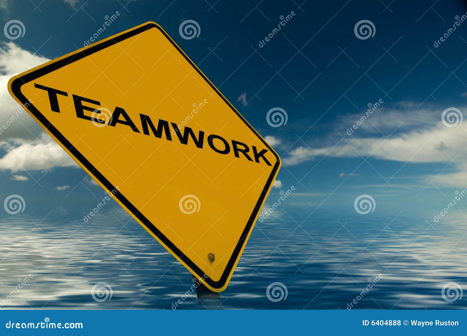 A Teamwork Sign stock photo. Image of sign, business, winner - 6404888