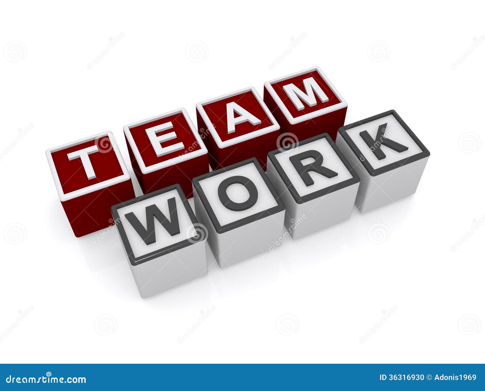 Teamwork sign stock illustration. Illustration of letters - 36316930