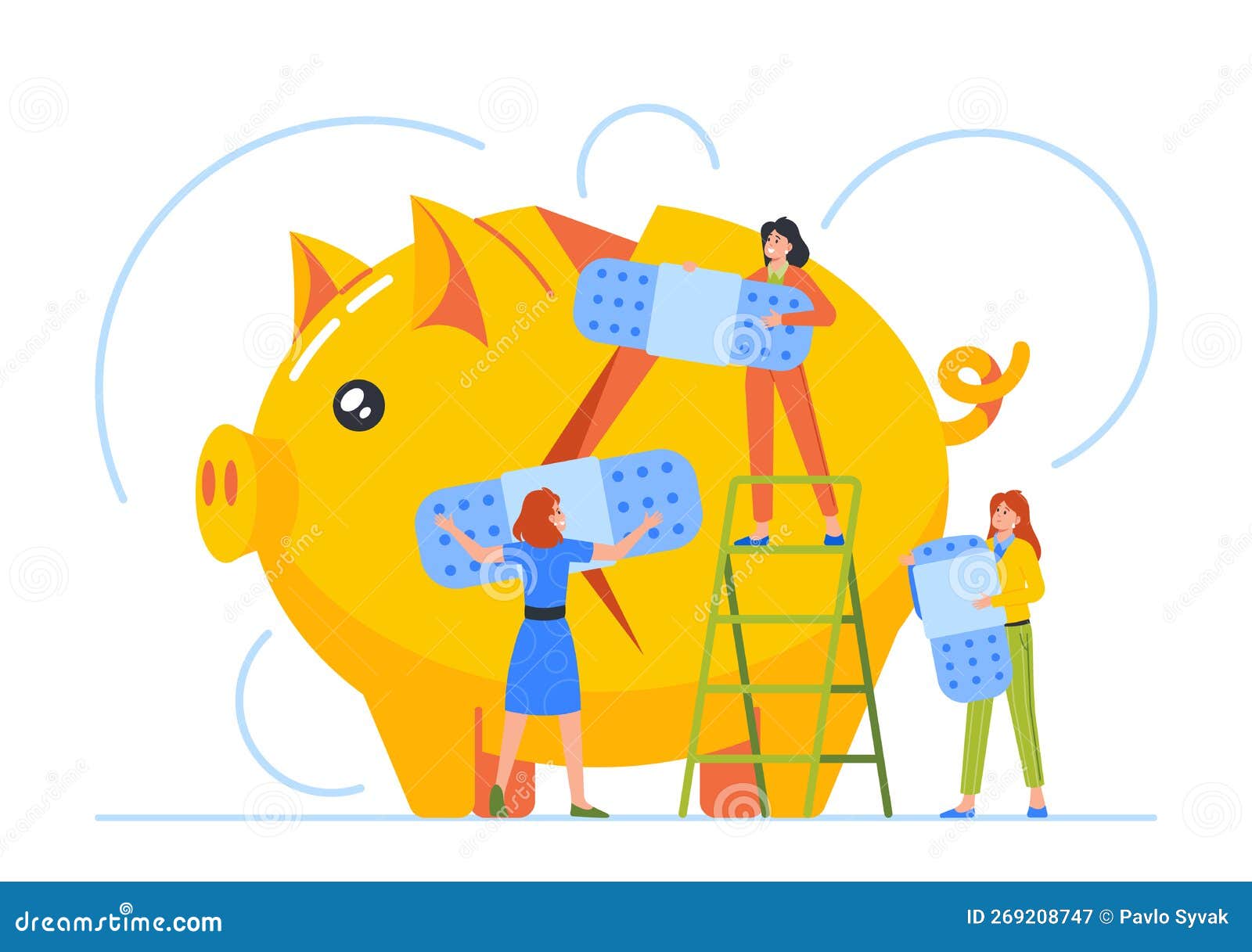 Teamwork, Solution-focused Approach Concept with Business Characters ...