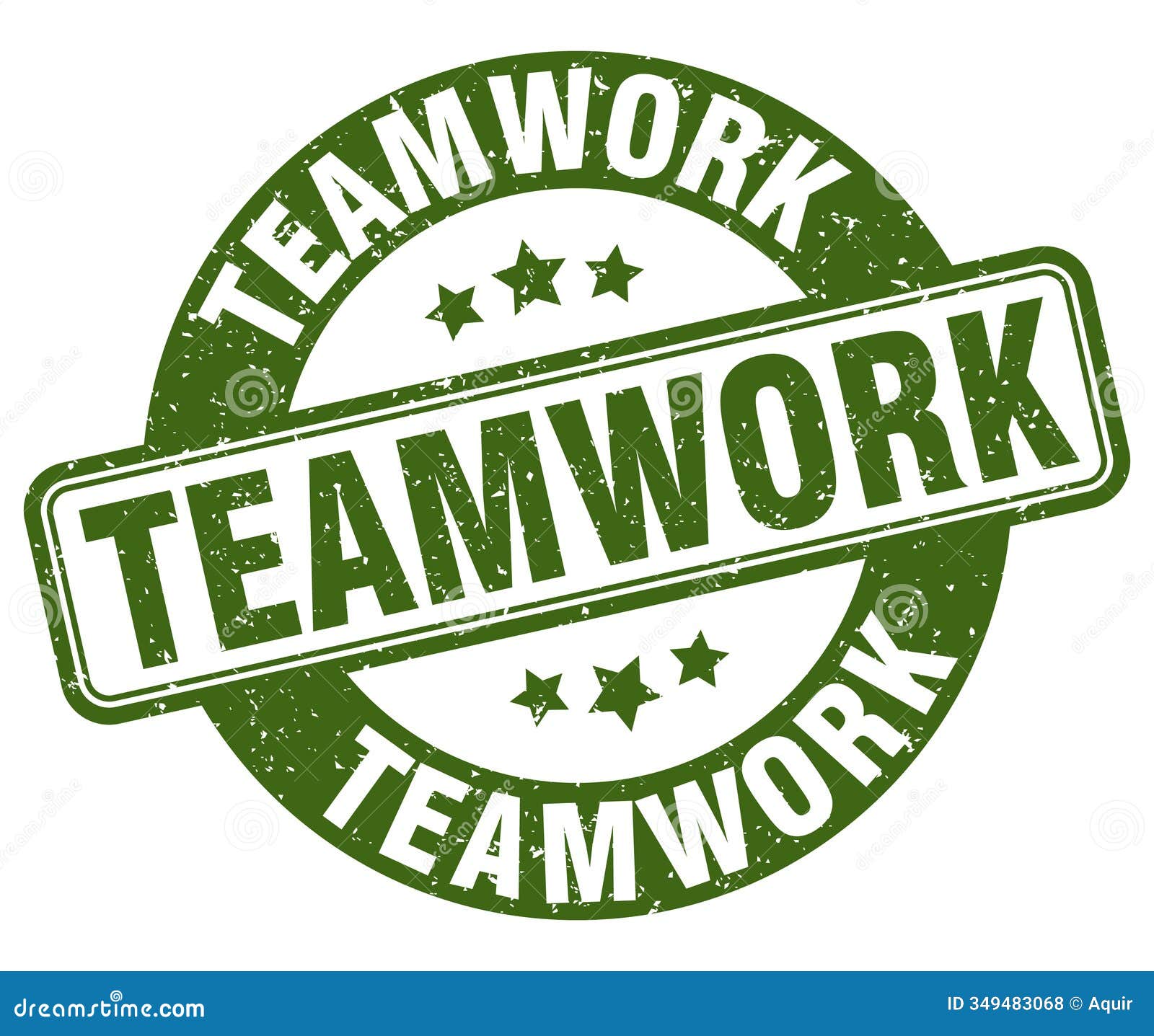 Teamwork Stamp. Teamwork Label. Round Grunge Sign Stock Vector ...