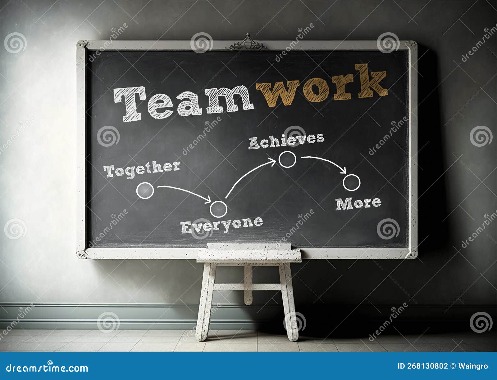 Teamwork - Strategy Lesson Concept Stock Photo - Image of achievement ...