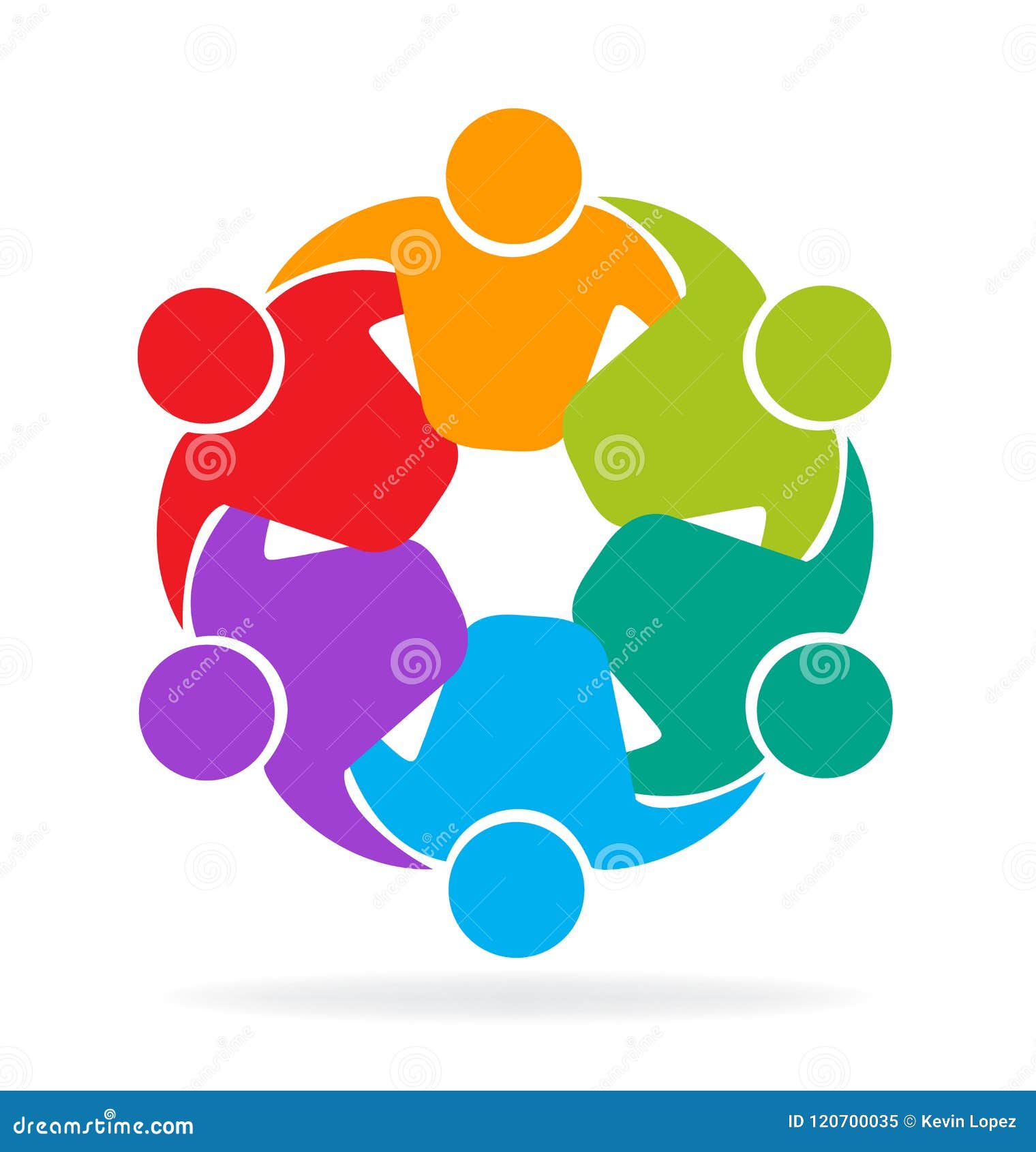 Teamwork Strong People Vector Icon Stock Vector - Illustration of ...